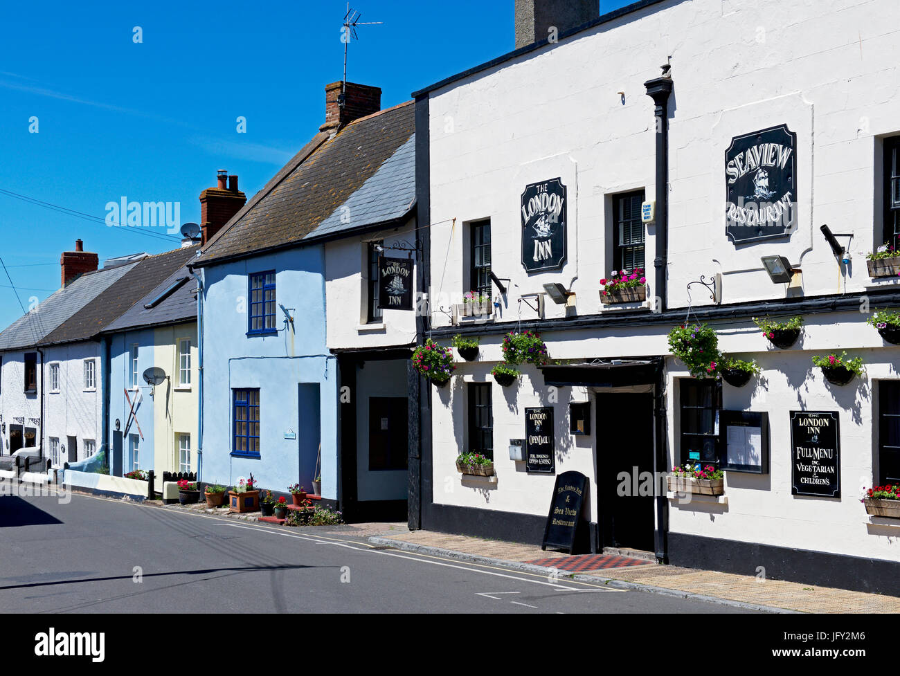 The London Inn, Watchet, Somerset, England UK Stock Photo - Alamy