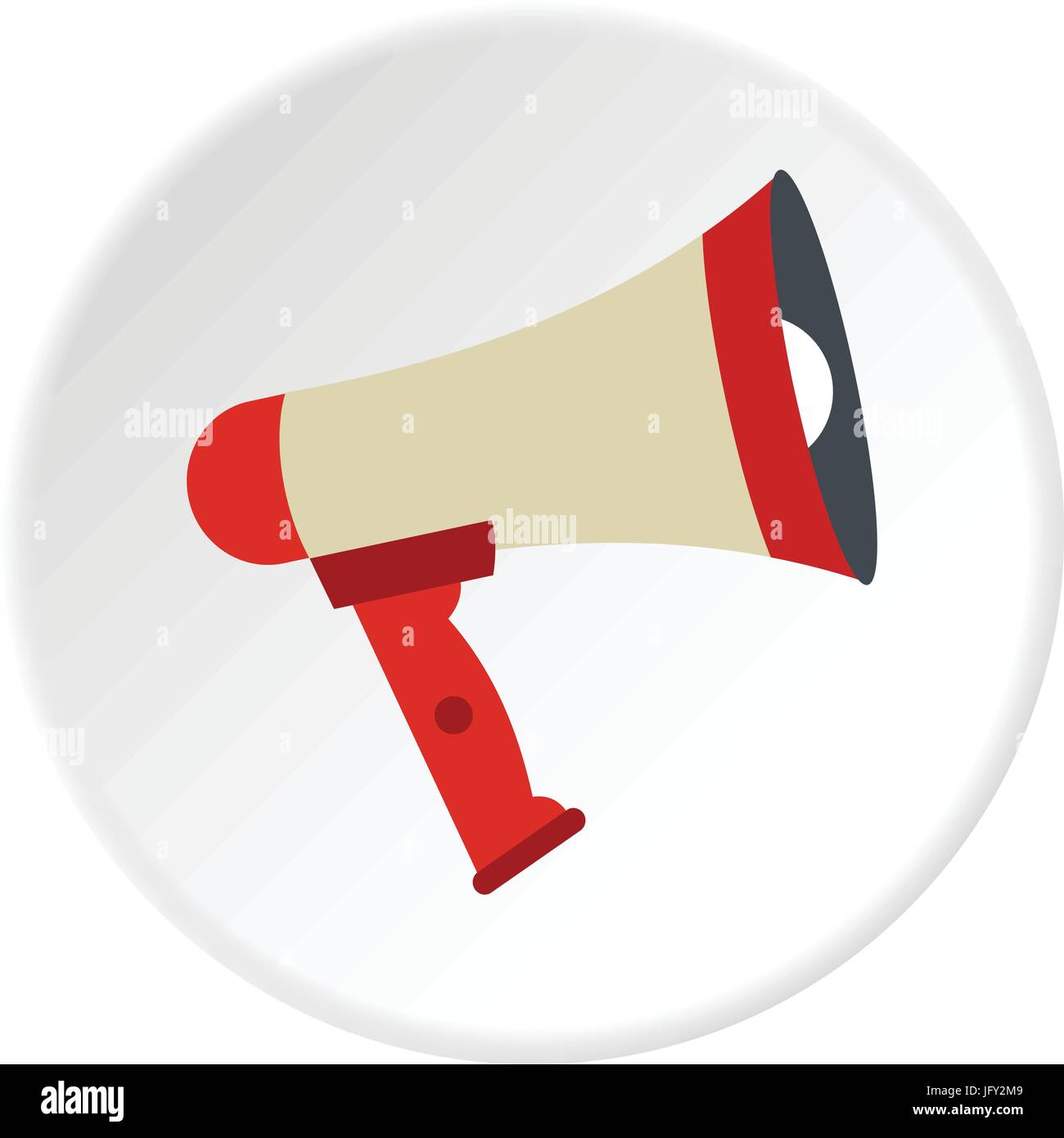 Young businessman megaphone in Stock Vector Images - Alamy
