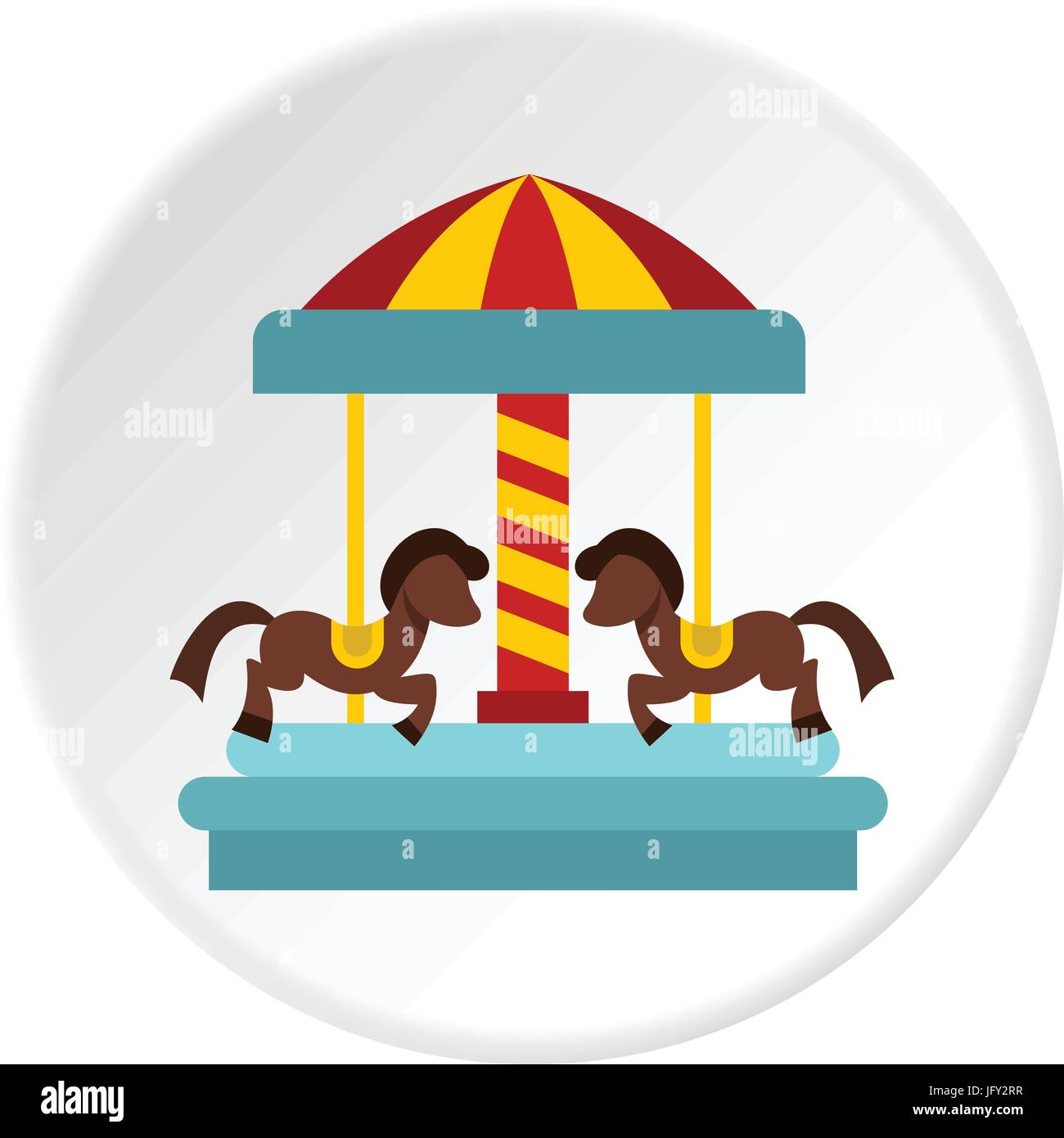 Merry Go Round Horse Drawing