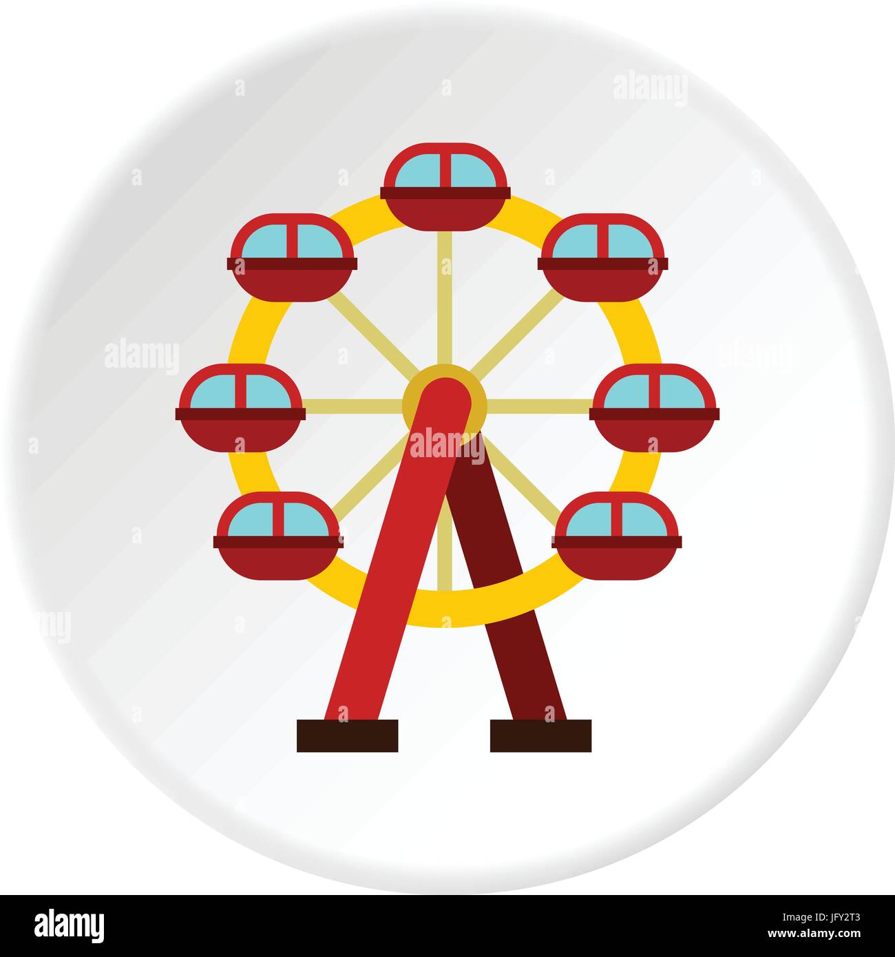 Ferris wheel icon circle Stock Vector Image & Art - Alamy