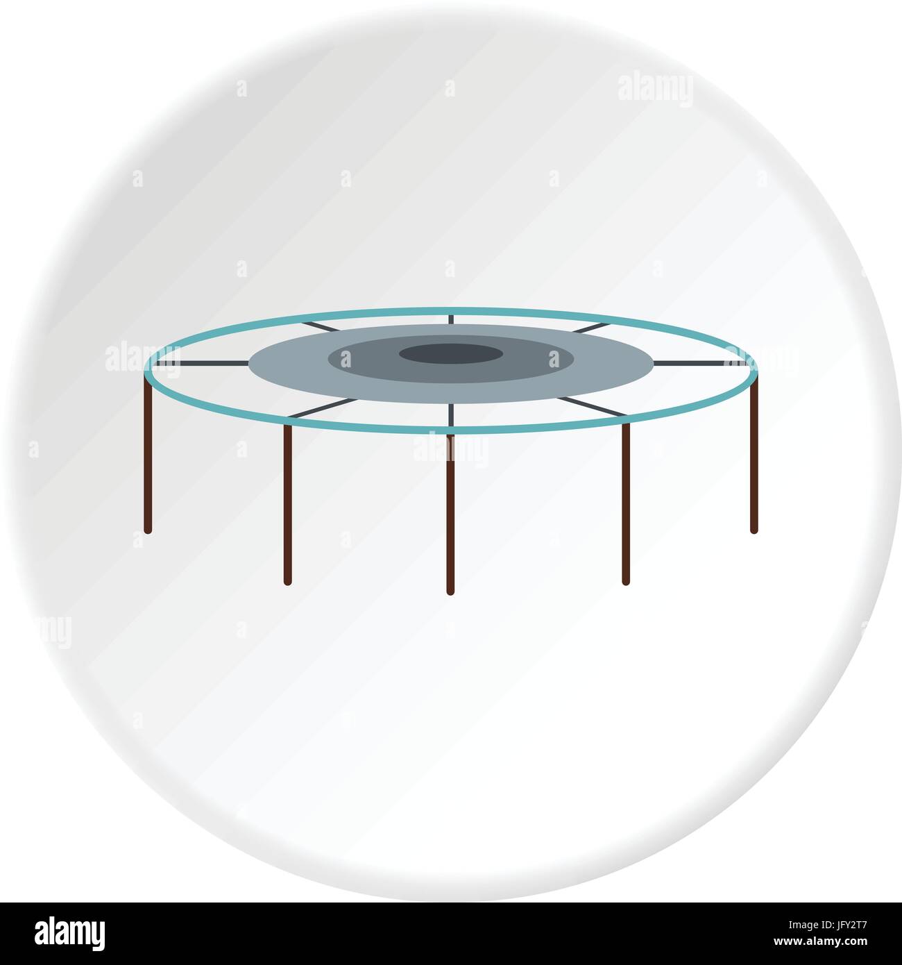 Trampoline jumping icon circle Stock Vector Image & Art - Alamy