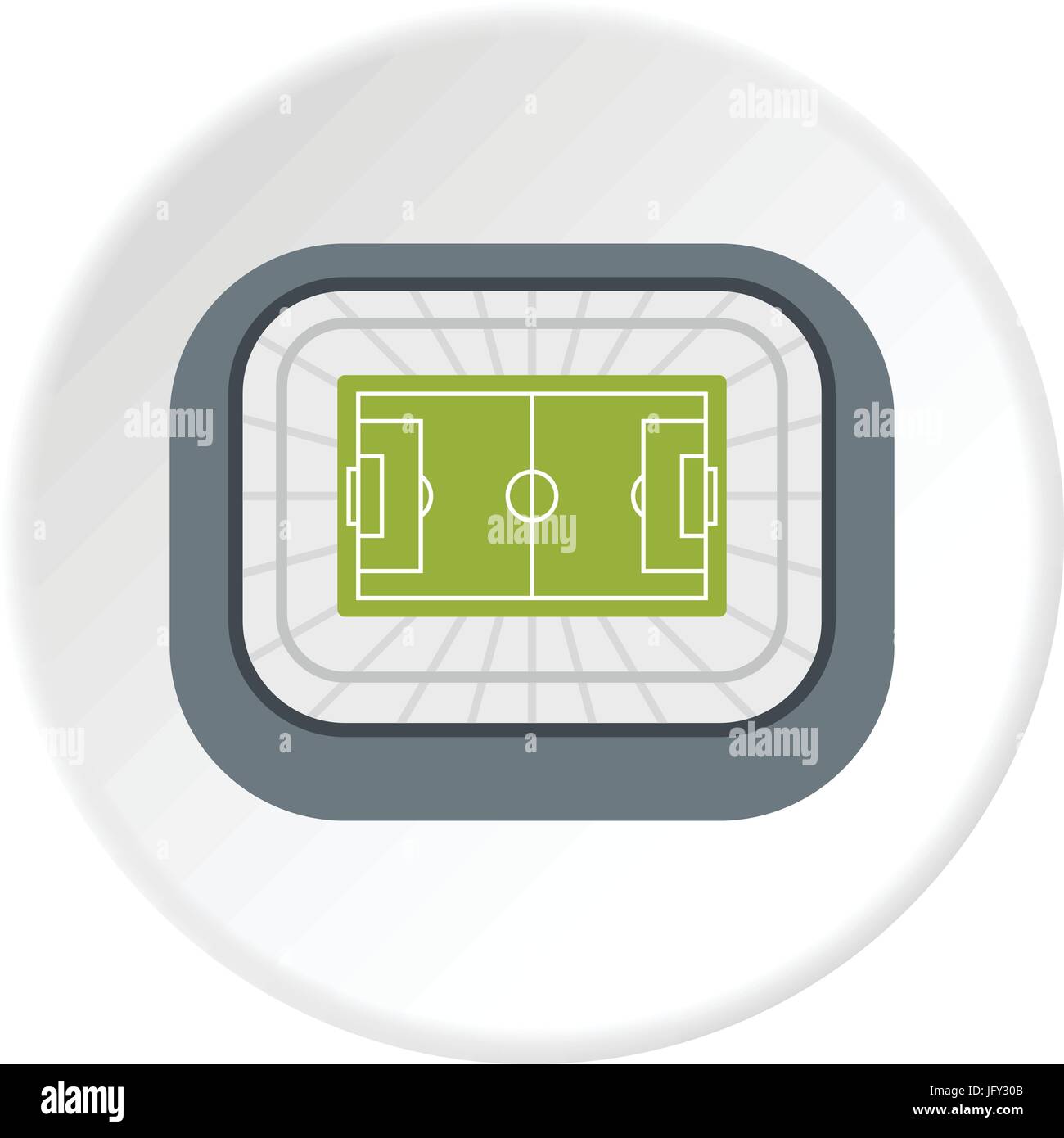 Stadium top view icon circle Stock Vector Image & Art - Alamy