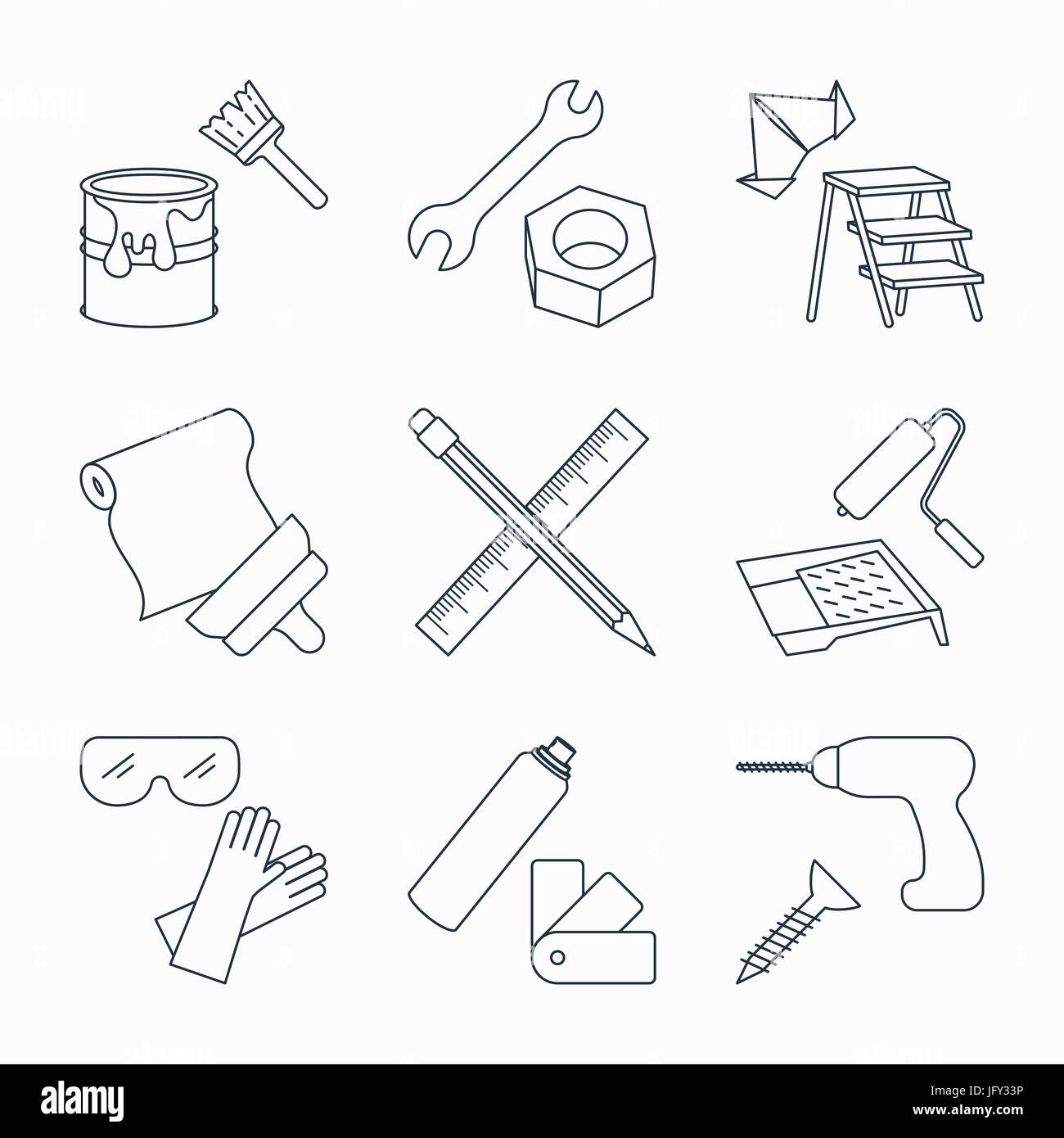 Putty stairs Stock Vector Images - Alamy