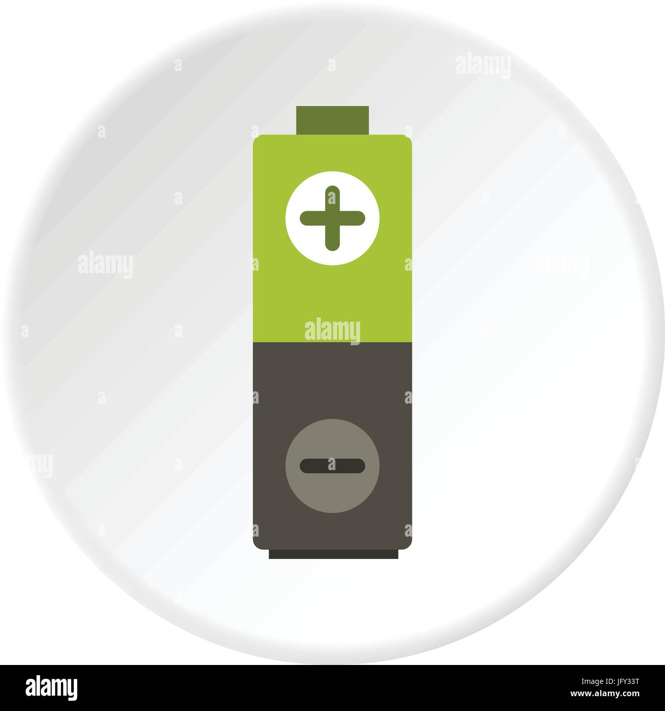 Battery icon circle Stock Vector Image & Art - Alamy