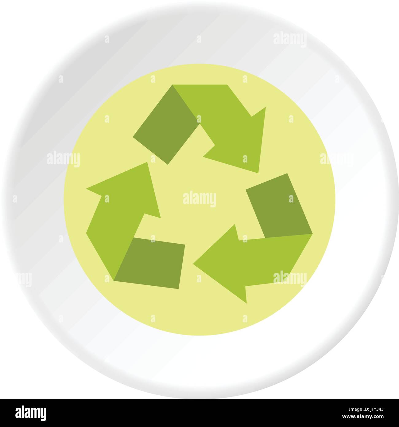 Recycling icon circle Stock Vector Image & Art - Alamy