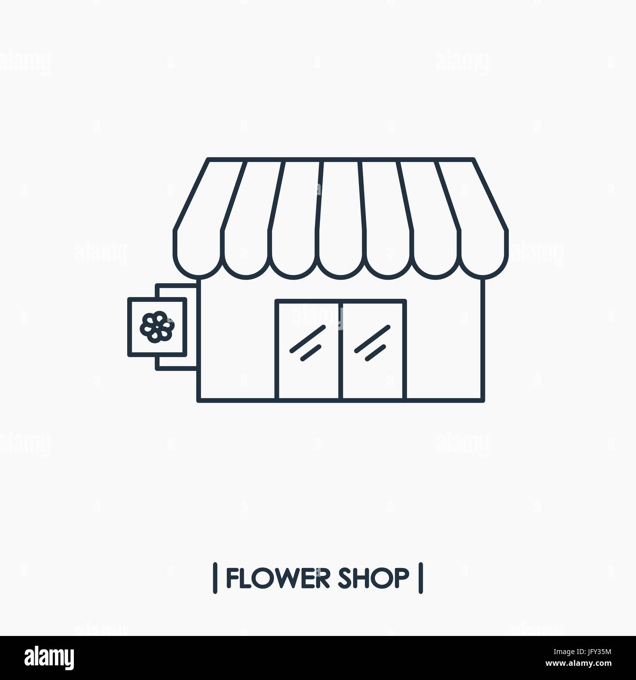 Flower shop icon hi-res stock photography and images - Alamy