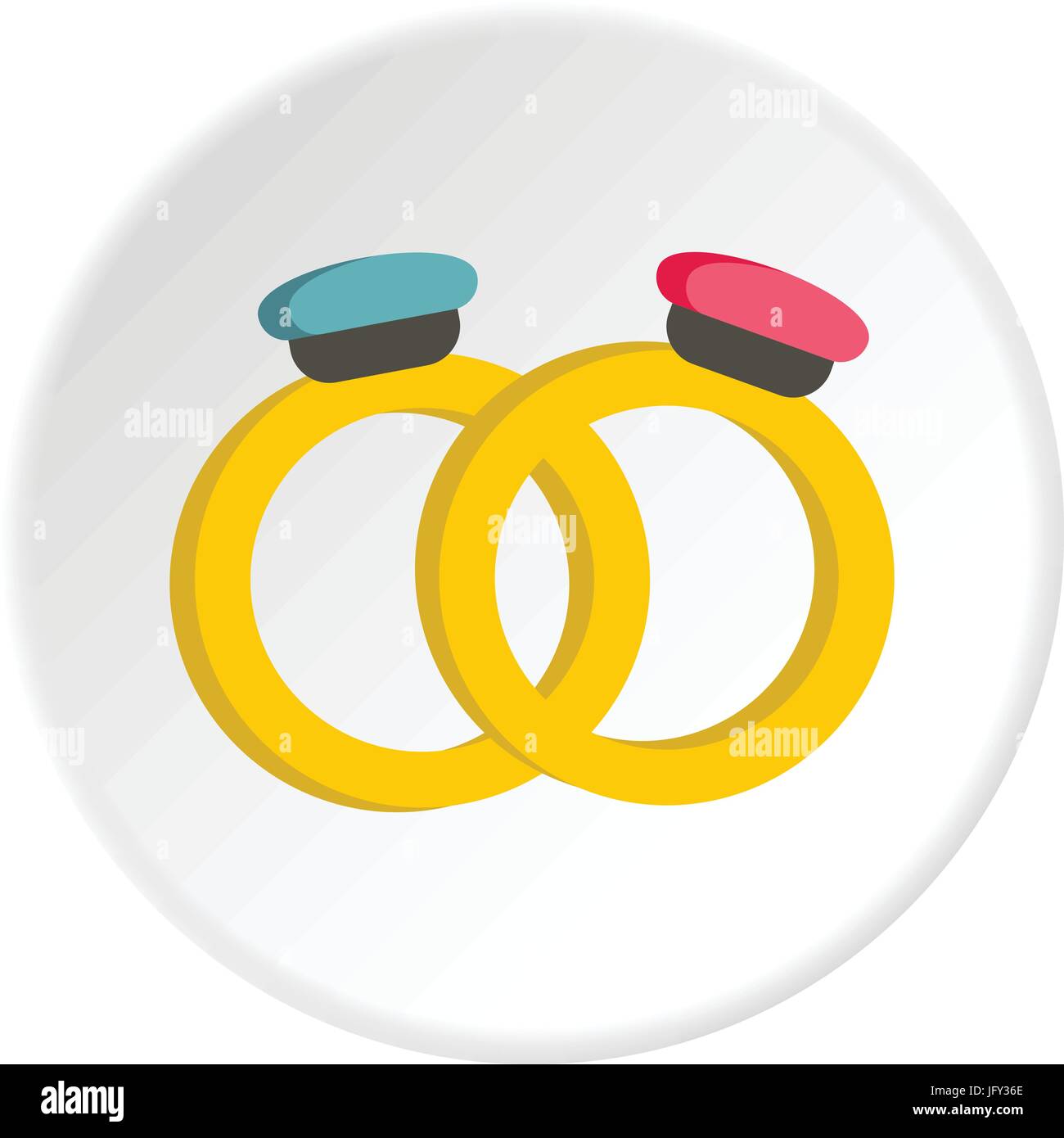 Engagement rings icon circle Stock Vector Image & Art - Alamy