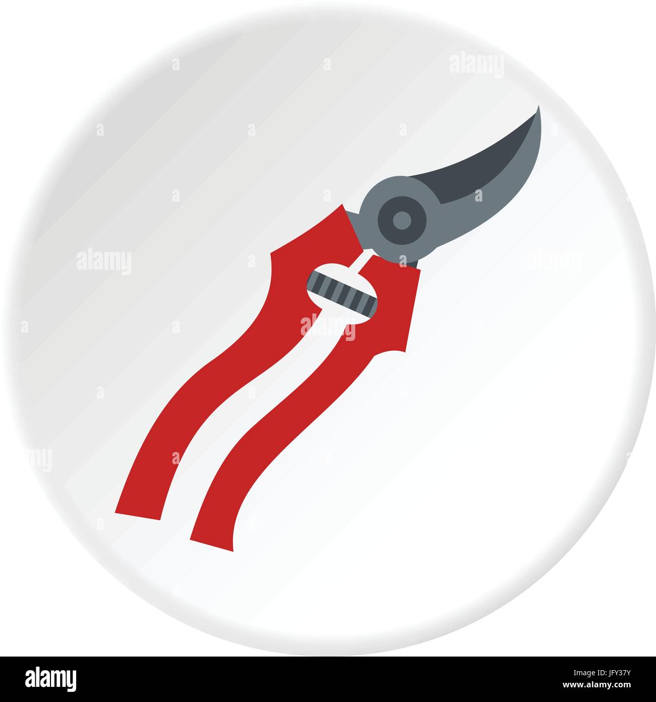 Garden shears icon circle Stock Vector Image & Art - Alamy