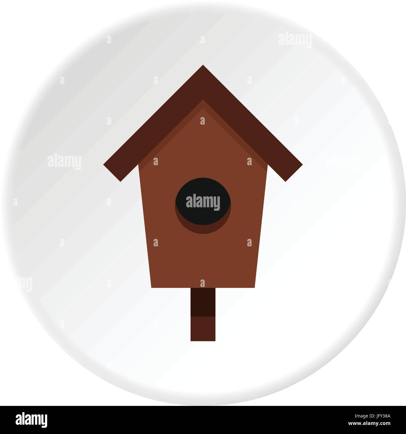 Birdhouse icon circle Stock Vector Image & Art - Alamy