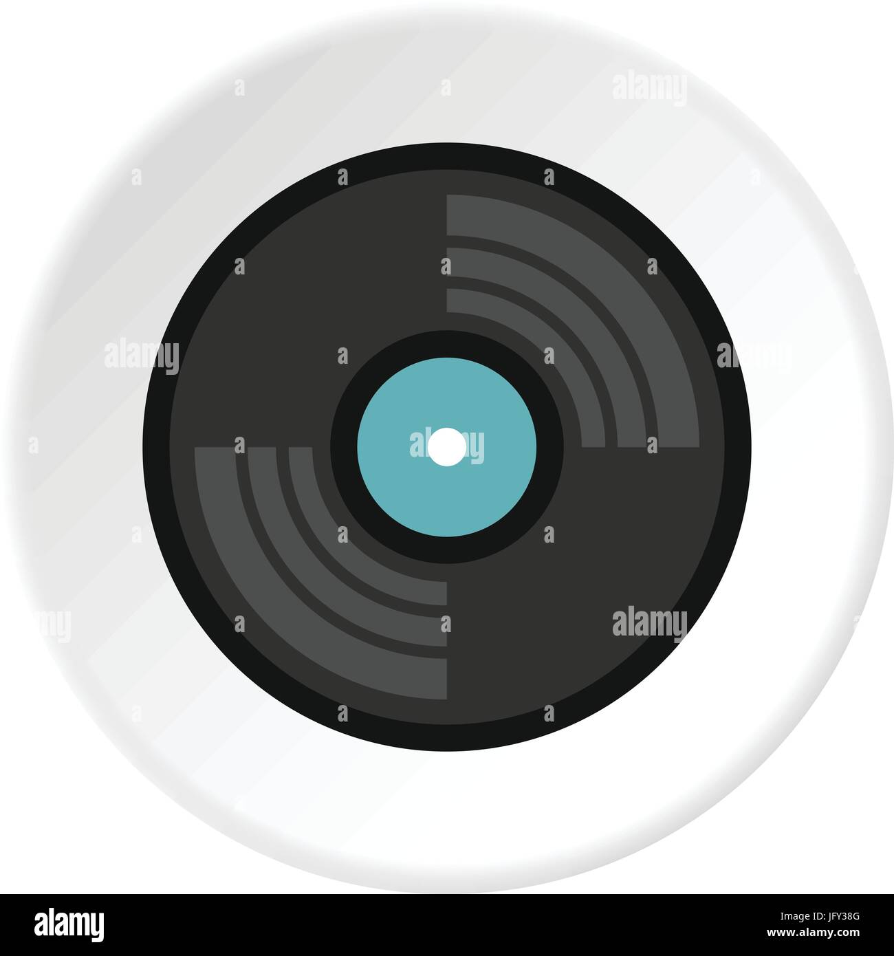 Vinyl record icon circle Stock Vector Image & Art - Alamy