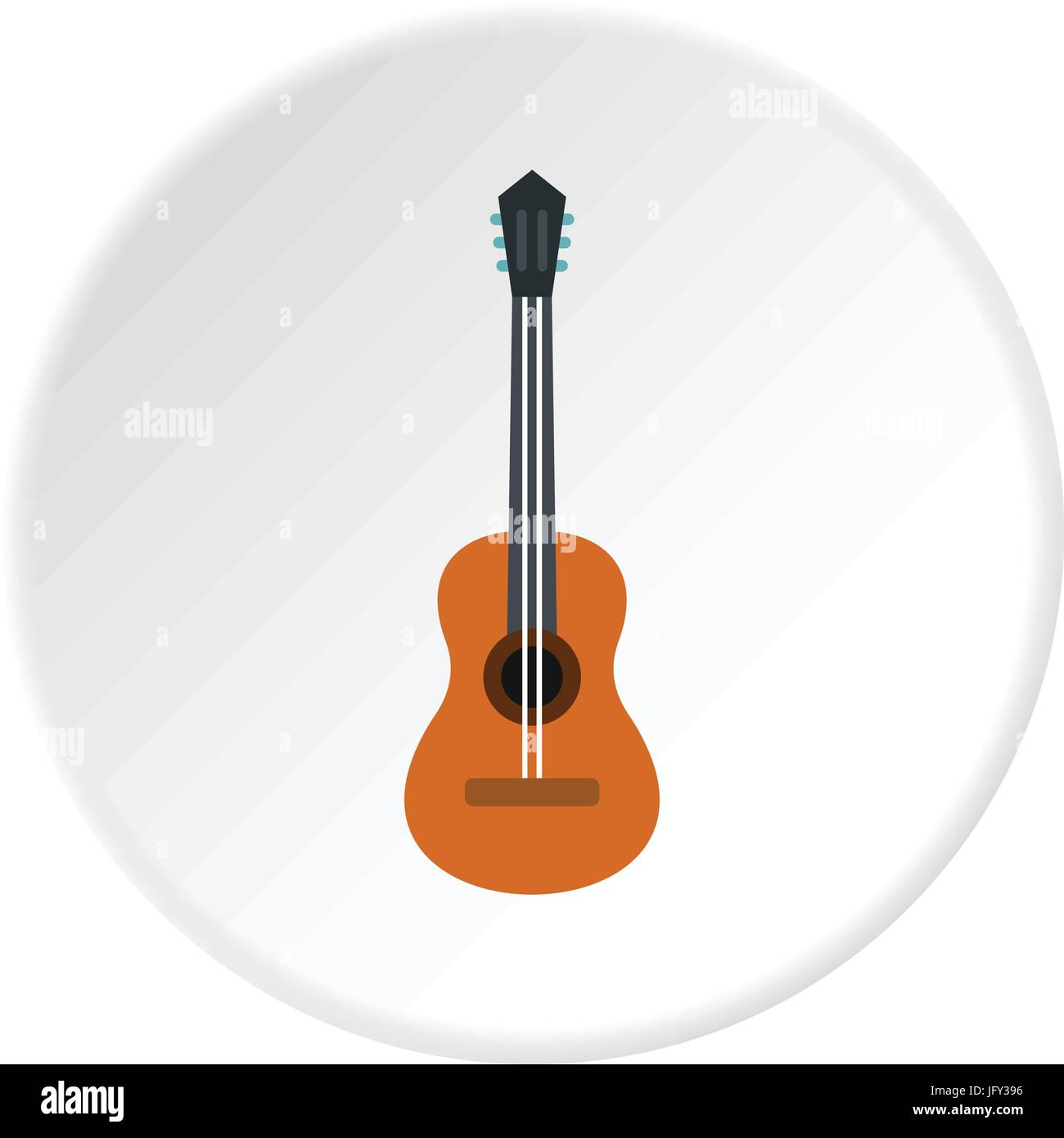 Guitar icon circle Stock Vector Image & Art - Alamy