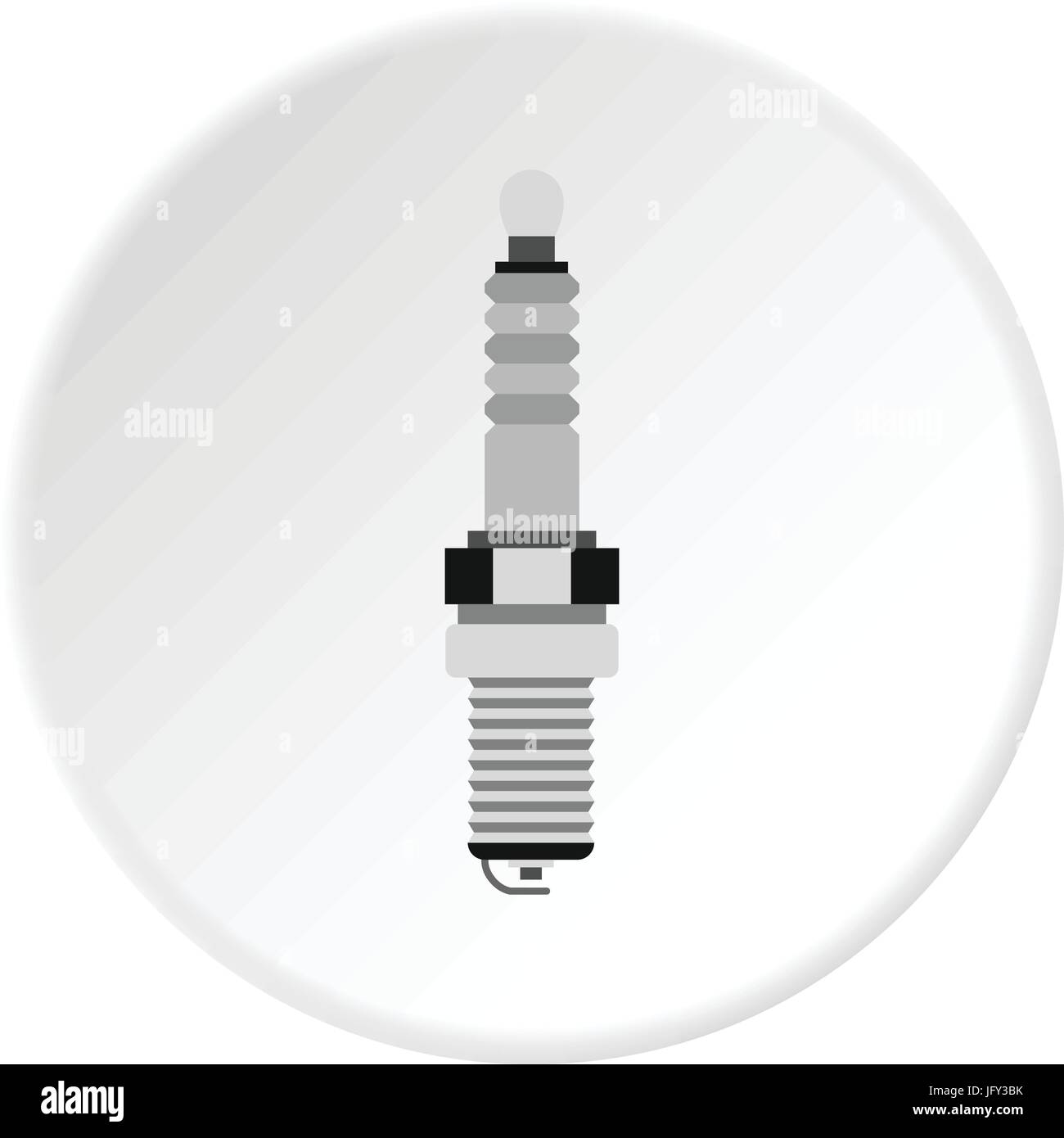 Spark plug icon circle Stock Vector Image & Art - Alamy