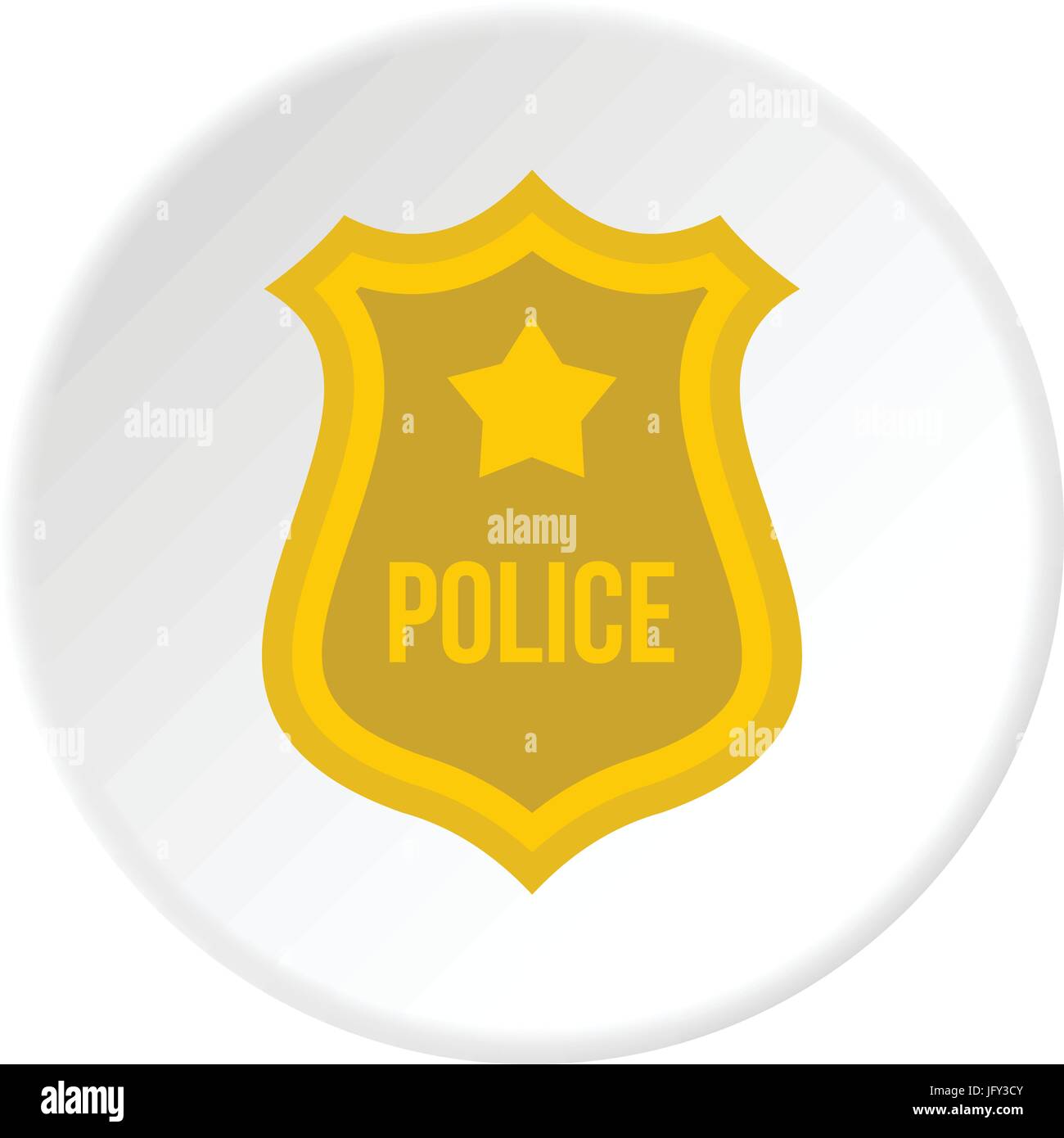 Police badge icon circle Stock Vector Image & Art - Alamy