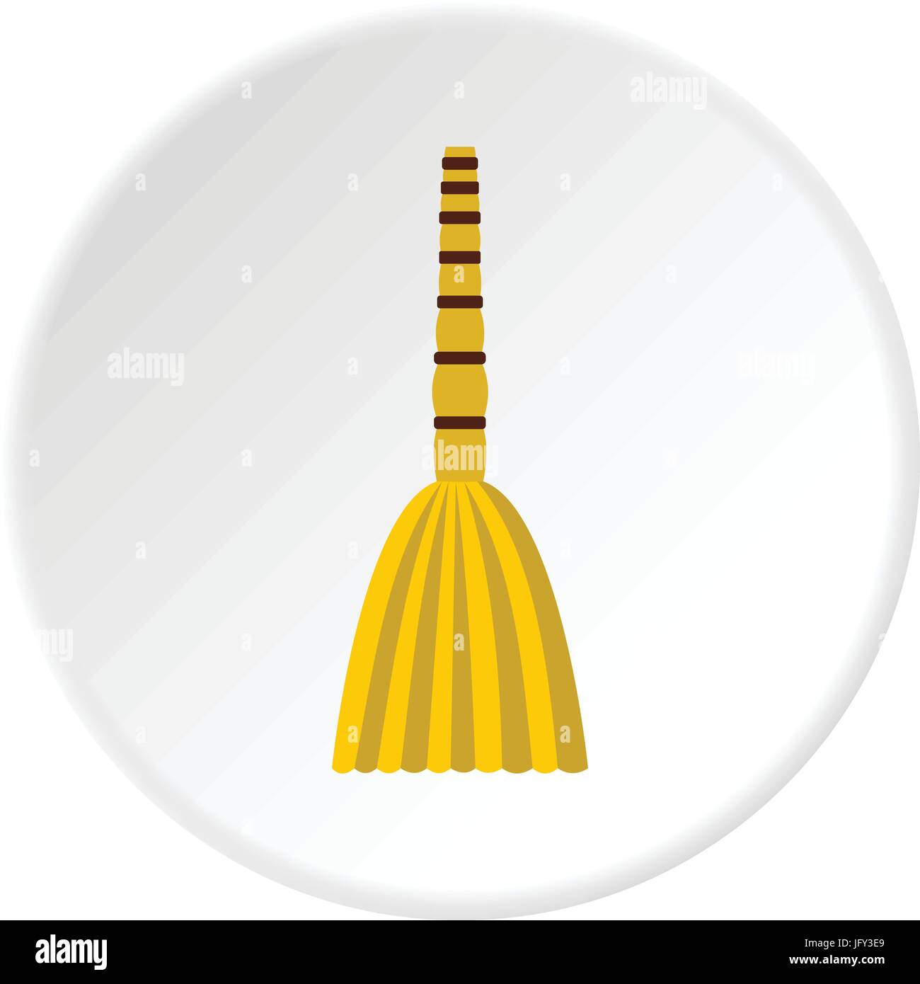 Besom icon circle Stock Vector Image & Art - Alamy