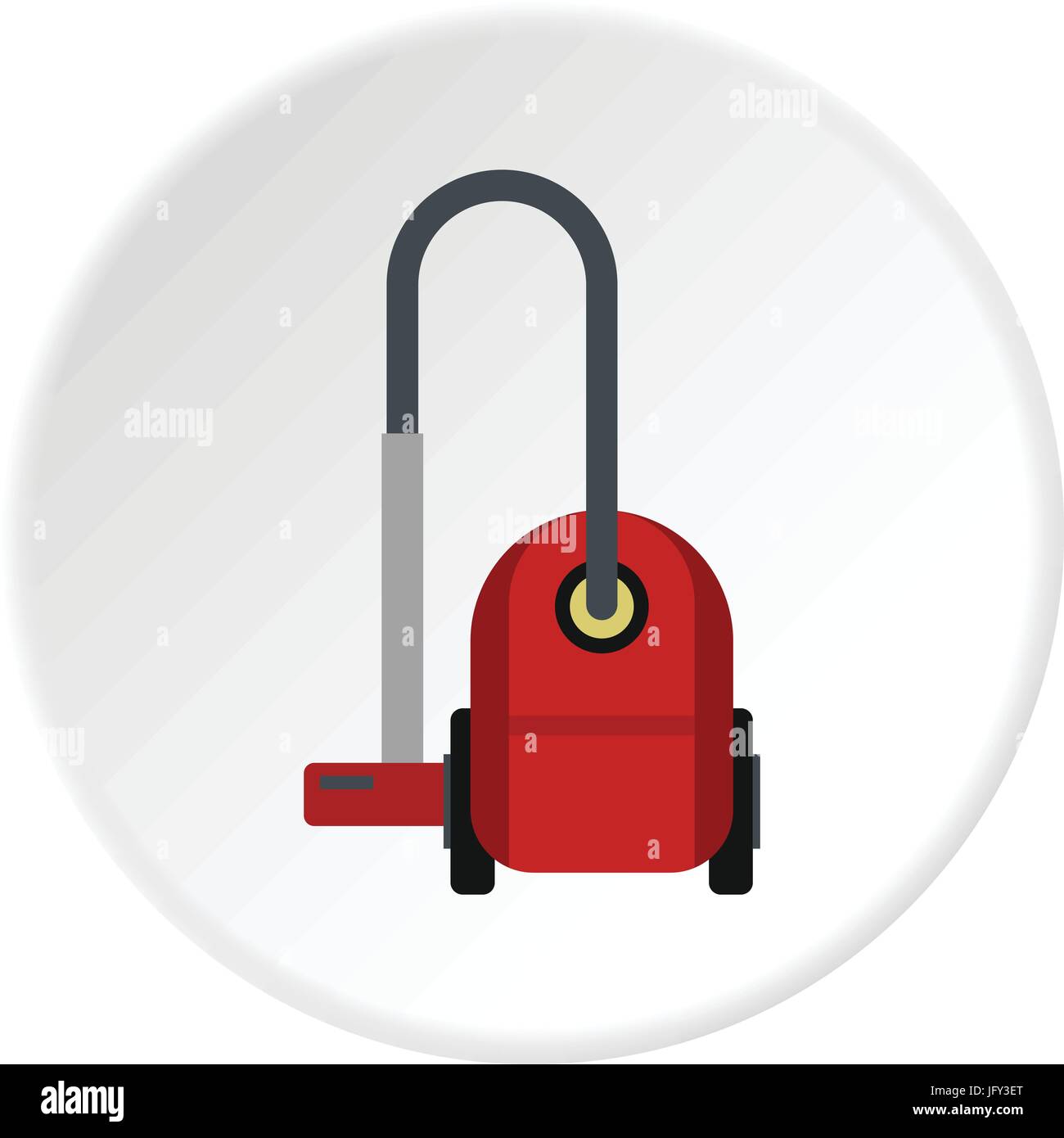 Vacuum cleaner cleaning red Stock Vector Images - Alamy