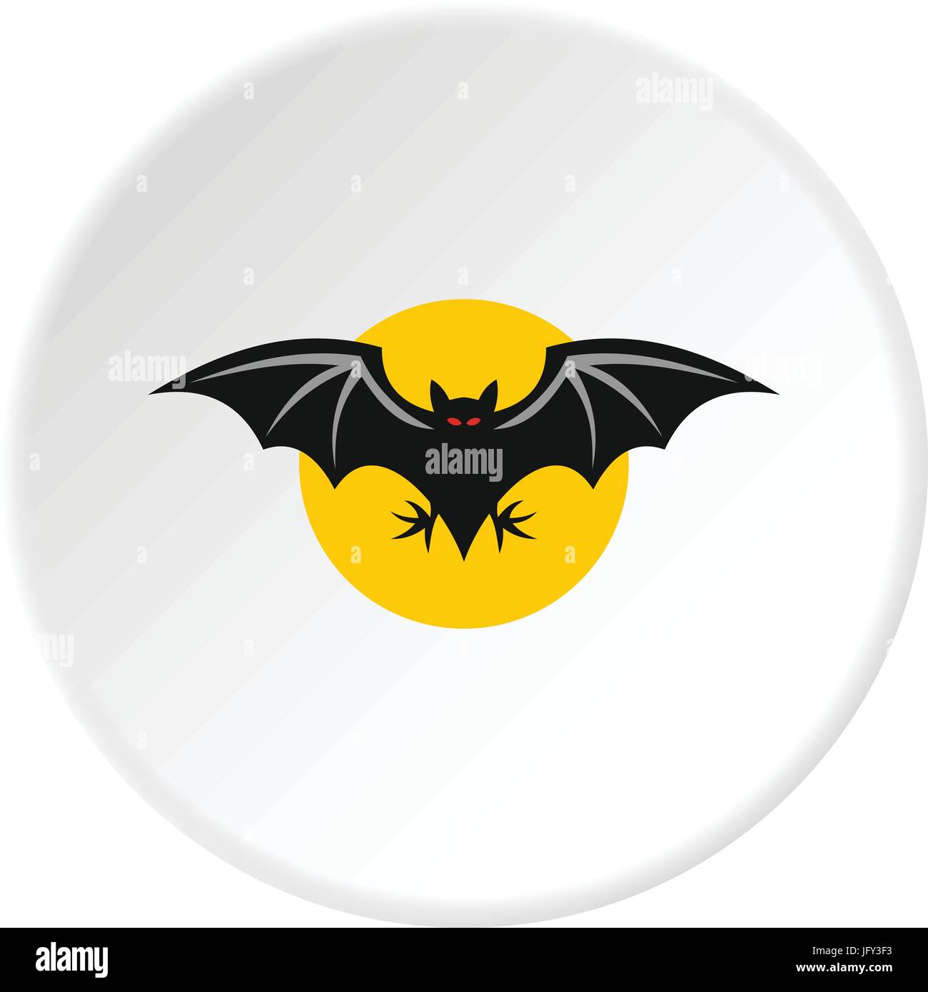 Bat icon circle Stock Vector Image & Art - Alamy