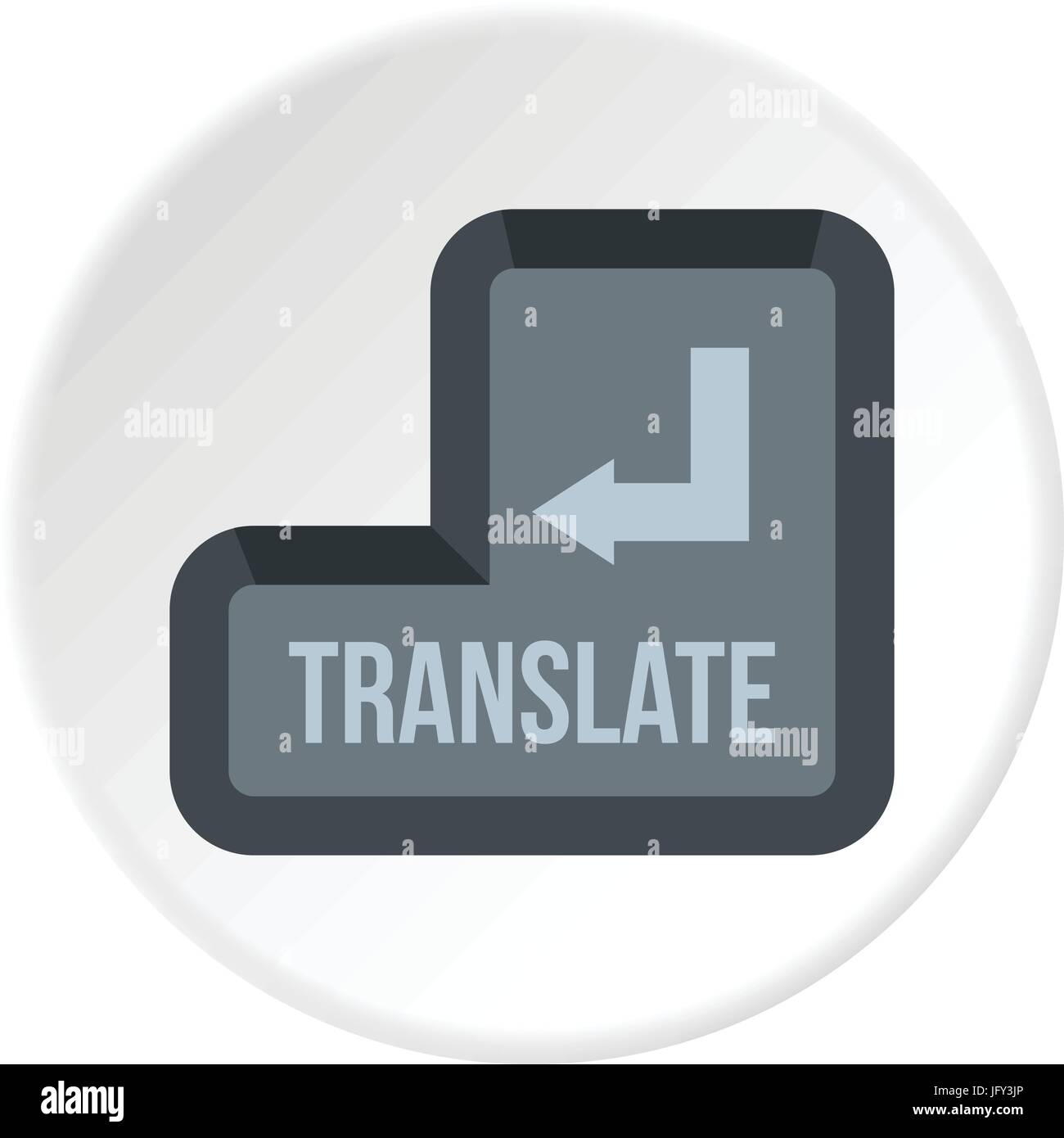 Translate button icon circle Stock Vector Image & Art - Alamy