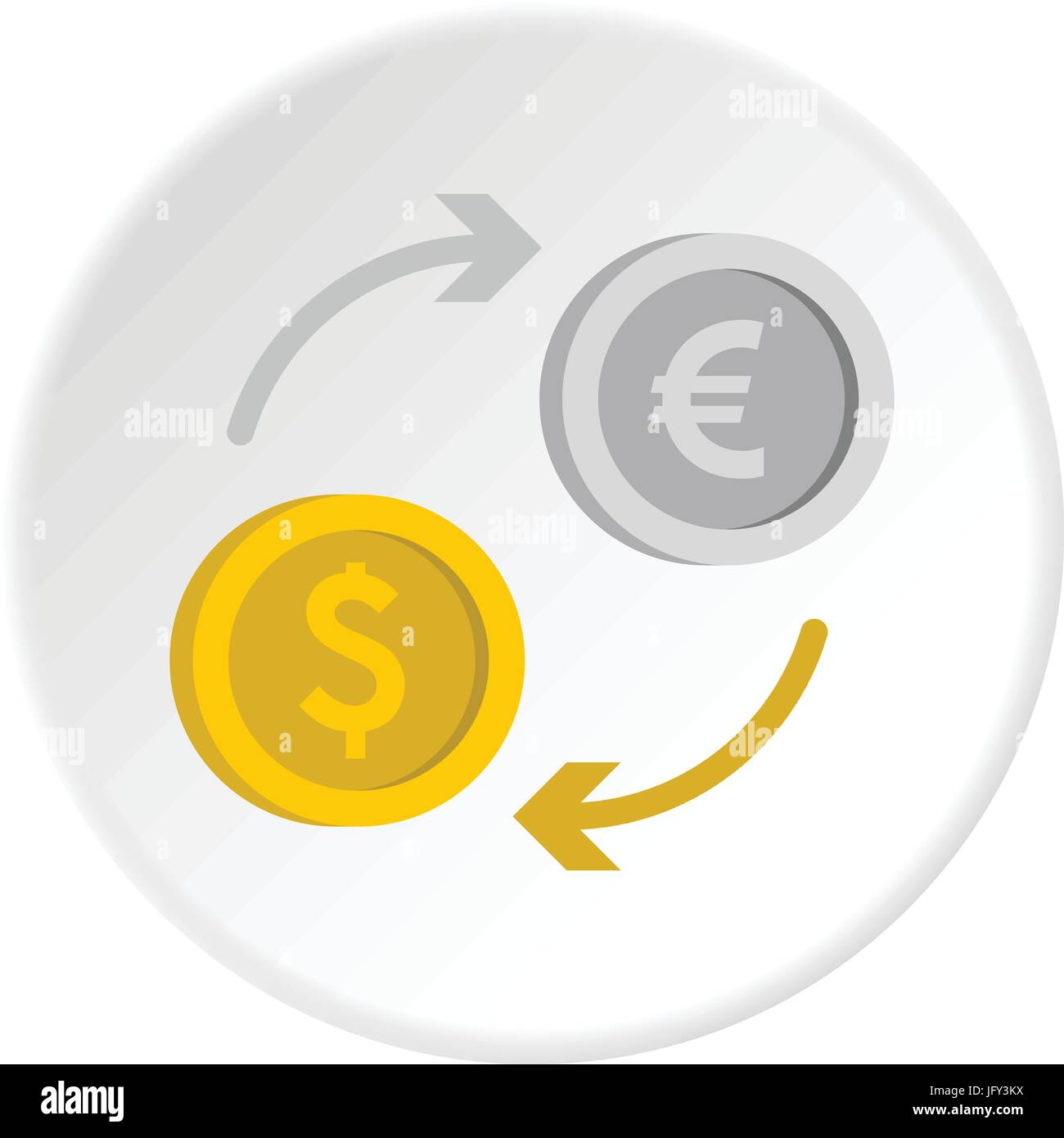 Money exchange icon circle Stock Vector Image & Art - Alamy