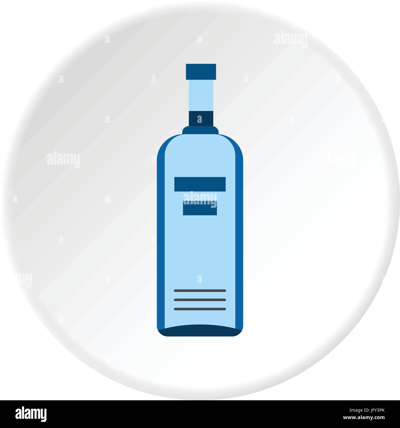 Bottle of vodka icon circle Stock Vector Image & Art - Alamy