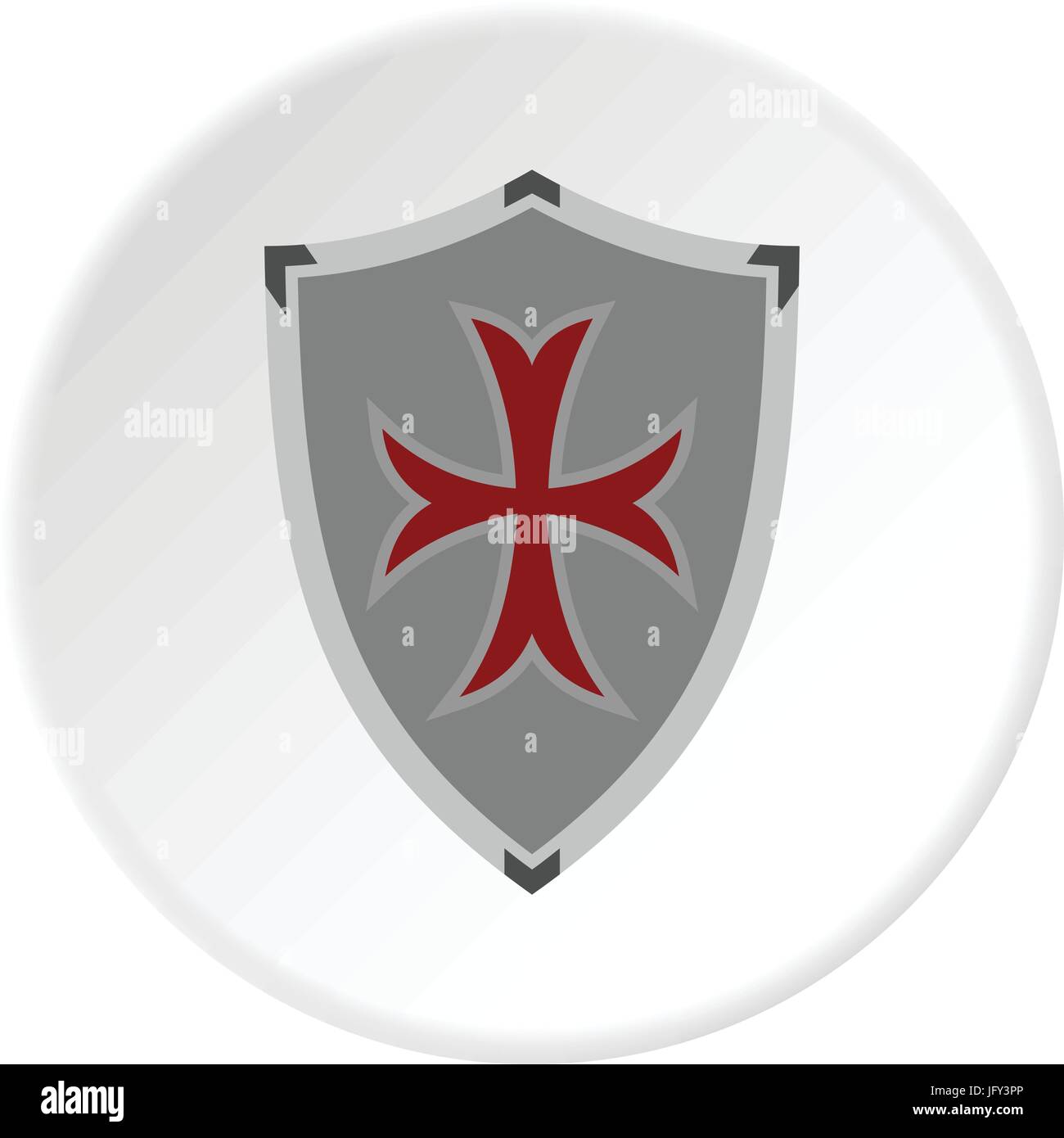 Protective shield icon circle Stock Vector Image & Art - Alamy