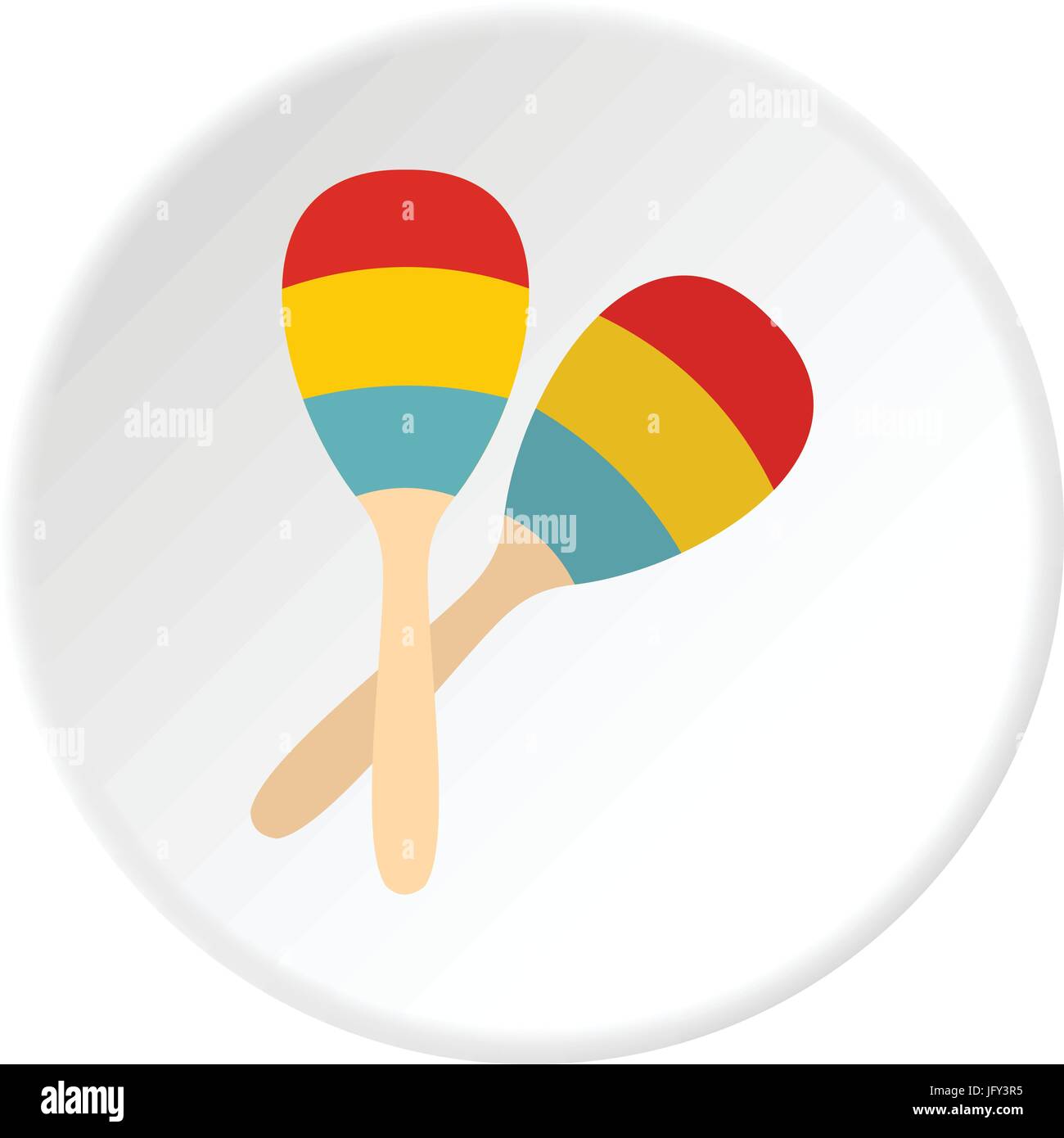 Maracas icon circle Stock Vector Image & Art - Alamy