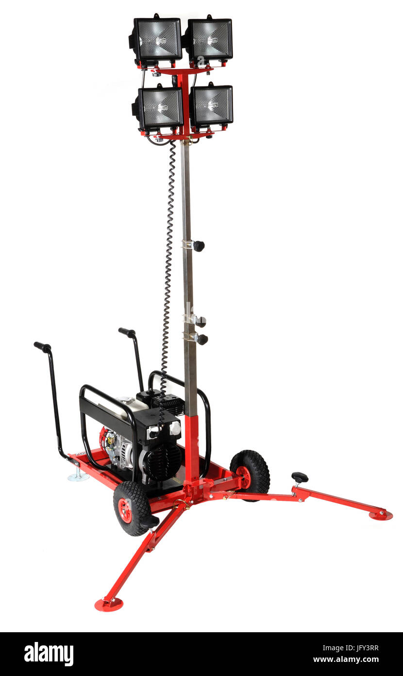 light with a gasoline engine Stock Photo - Alamy