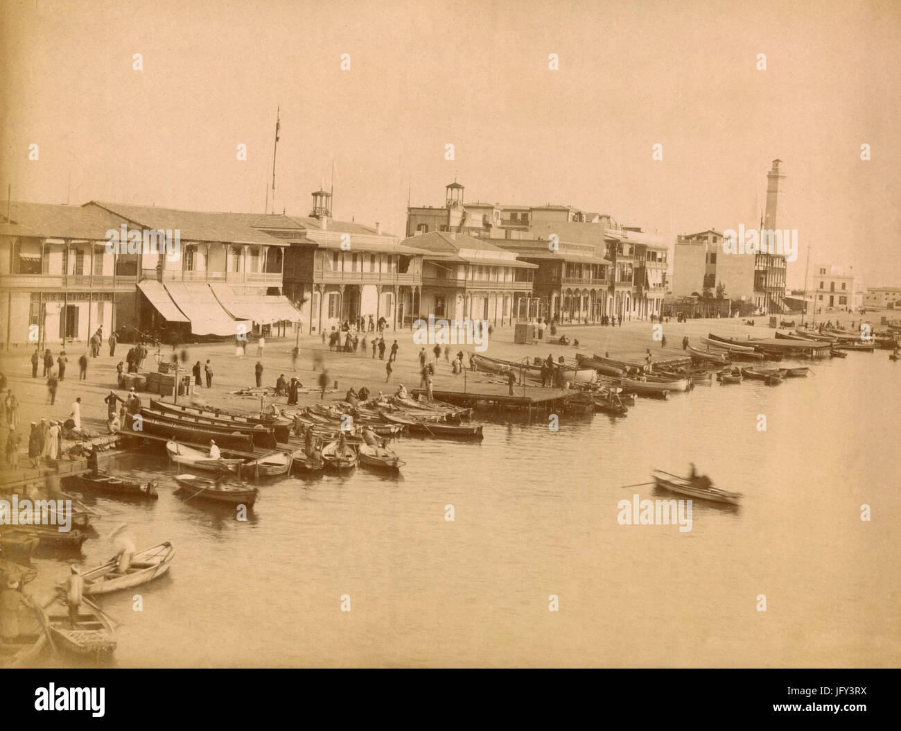 The Port, Port-Said, Egypt Stock Photo - Alamy
