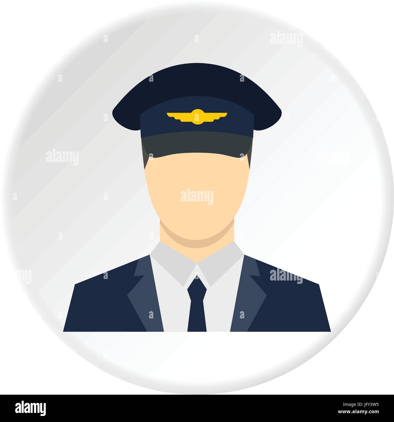 The aircraft commander Stock Vector Images - Alamy