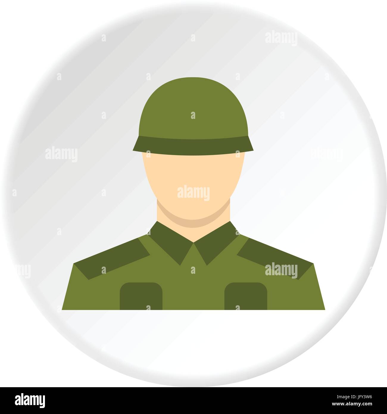 Soldier icon circle Stock Vector Image & Art - Alamy
