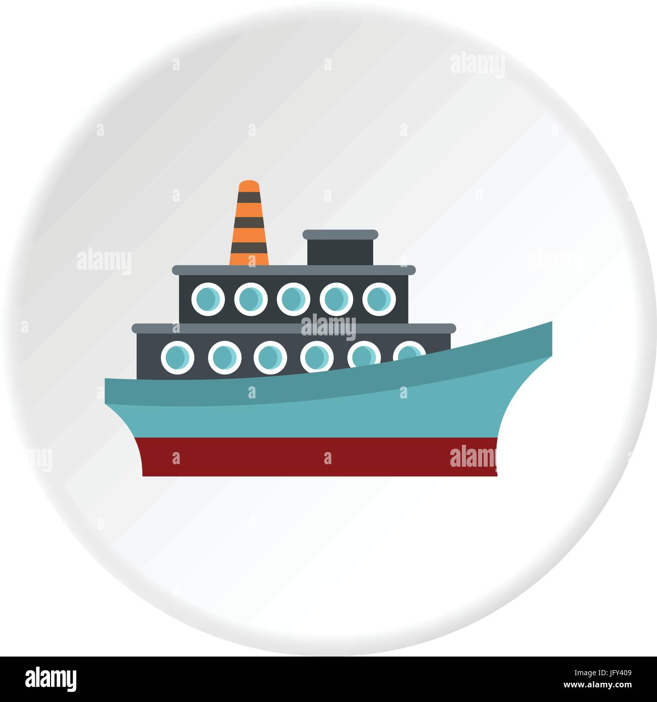 Big ship icon circle Stock Vector Image & Art - Alamy
