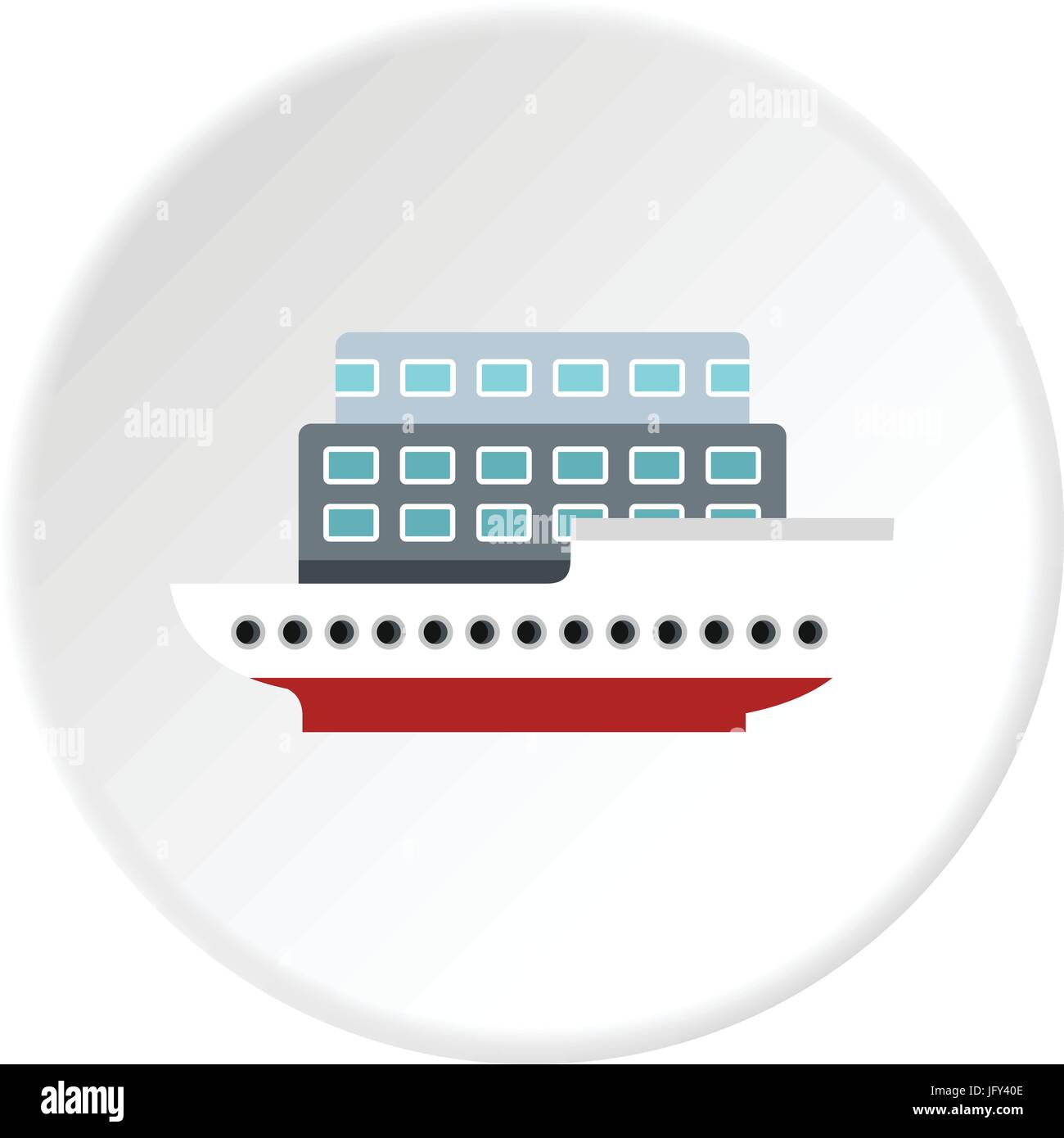 Large passenger ship icon circle Stock Vector Image & Art - Alamy