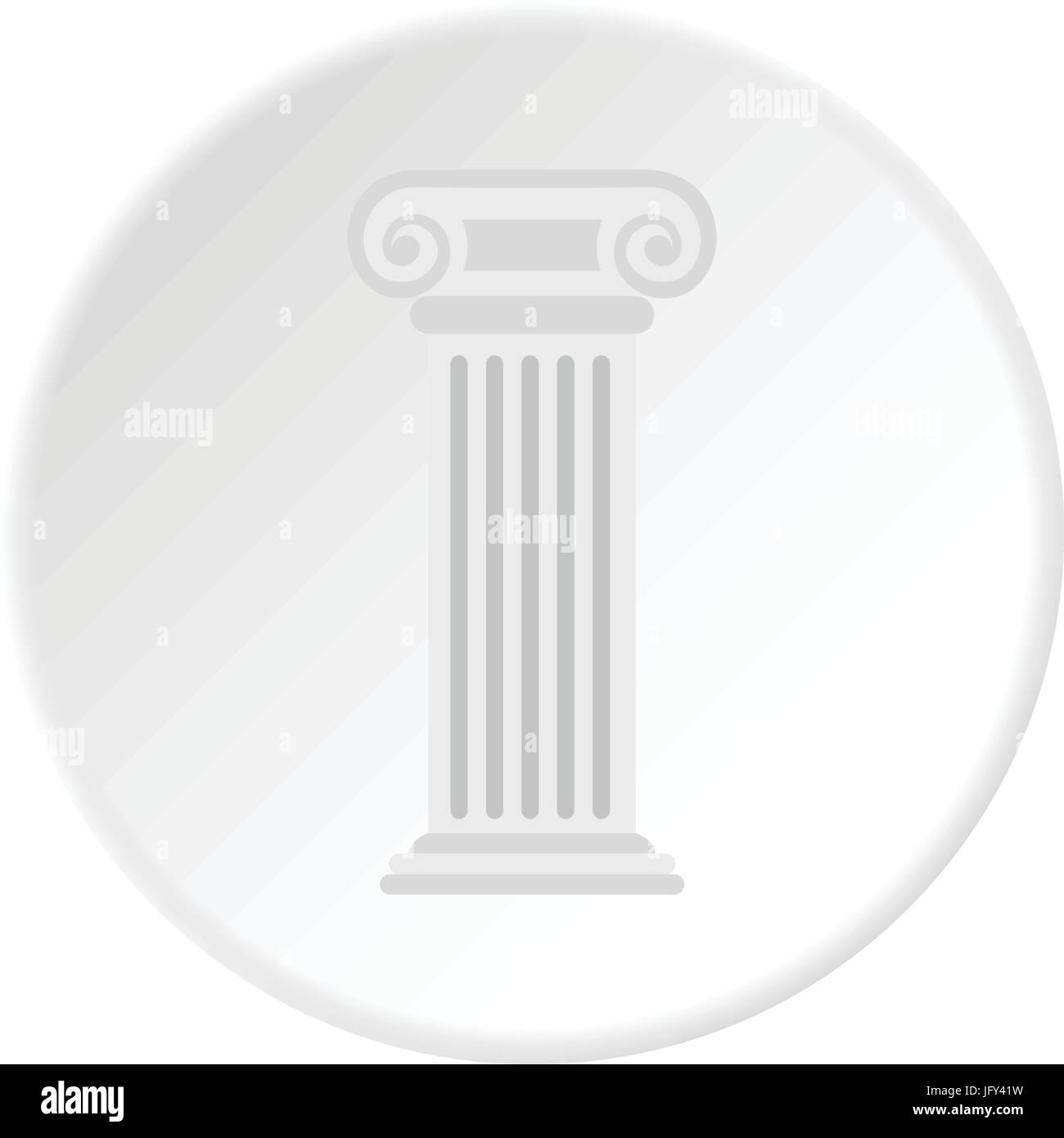 Roman column icon circle Stock Vector Image & Art - Alamy