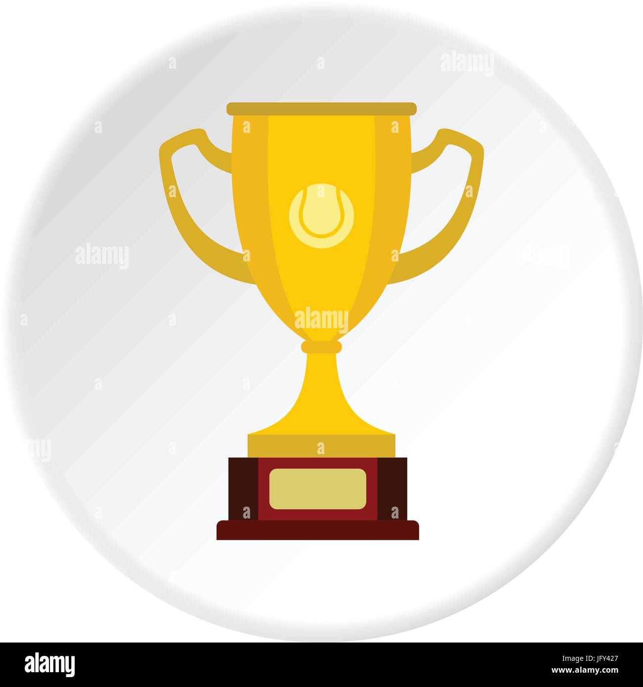 Gold cup icon circle Stock Vector Image & Art - Alamy