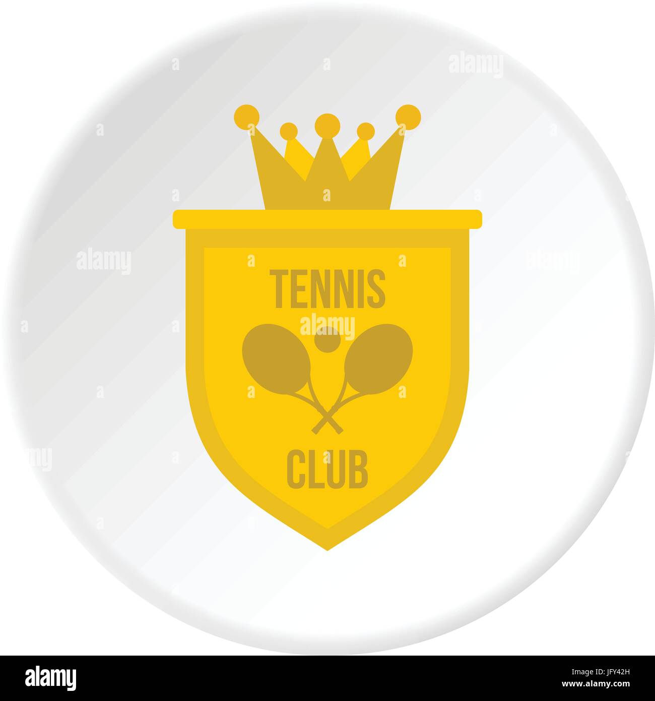 Coat of arms of tennis club icon circle Stock Vector Image & Art - Alamy