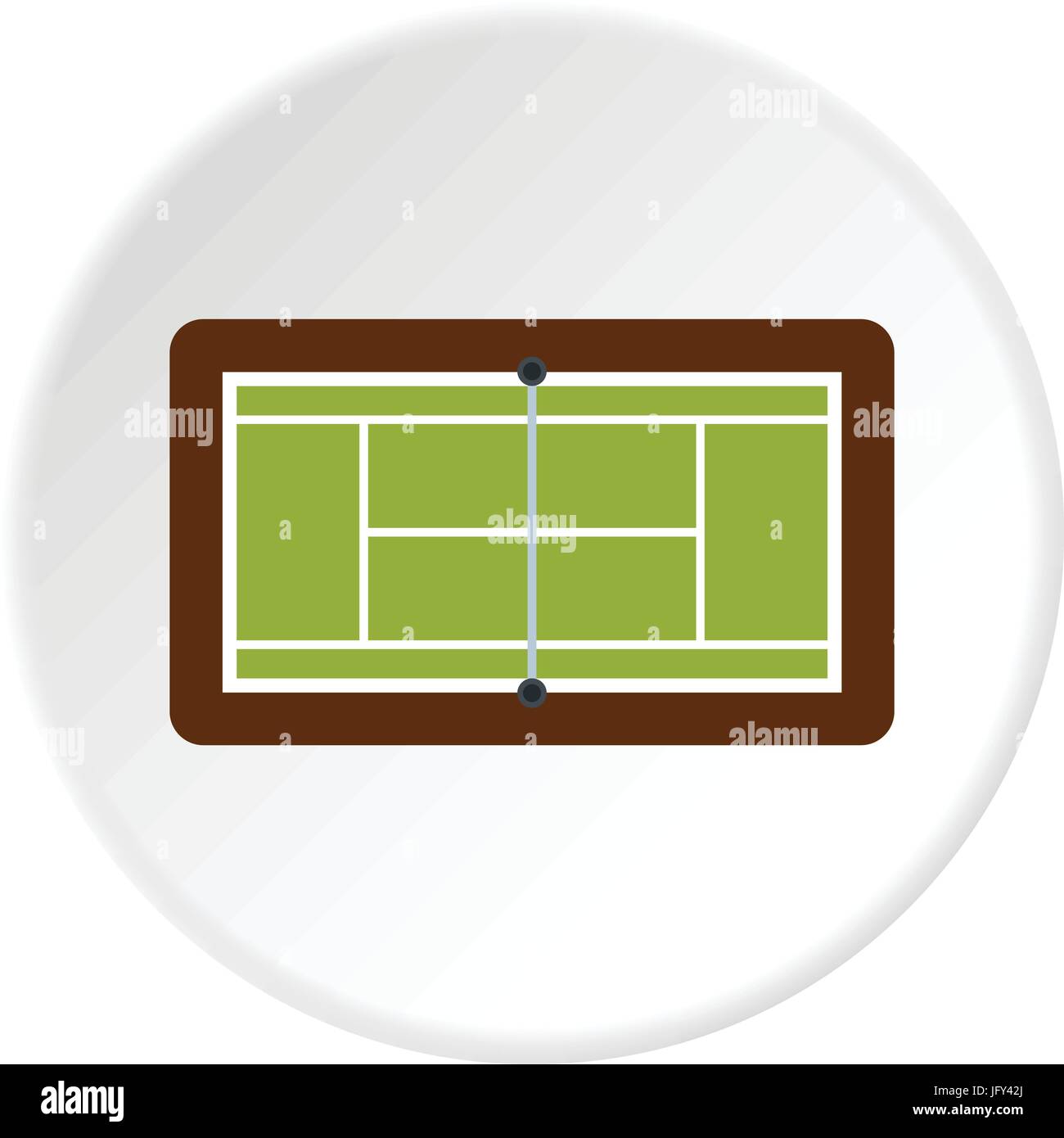 Tennis court icon circle Stock Vector Image & Art - Alamy