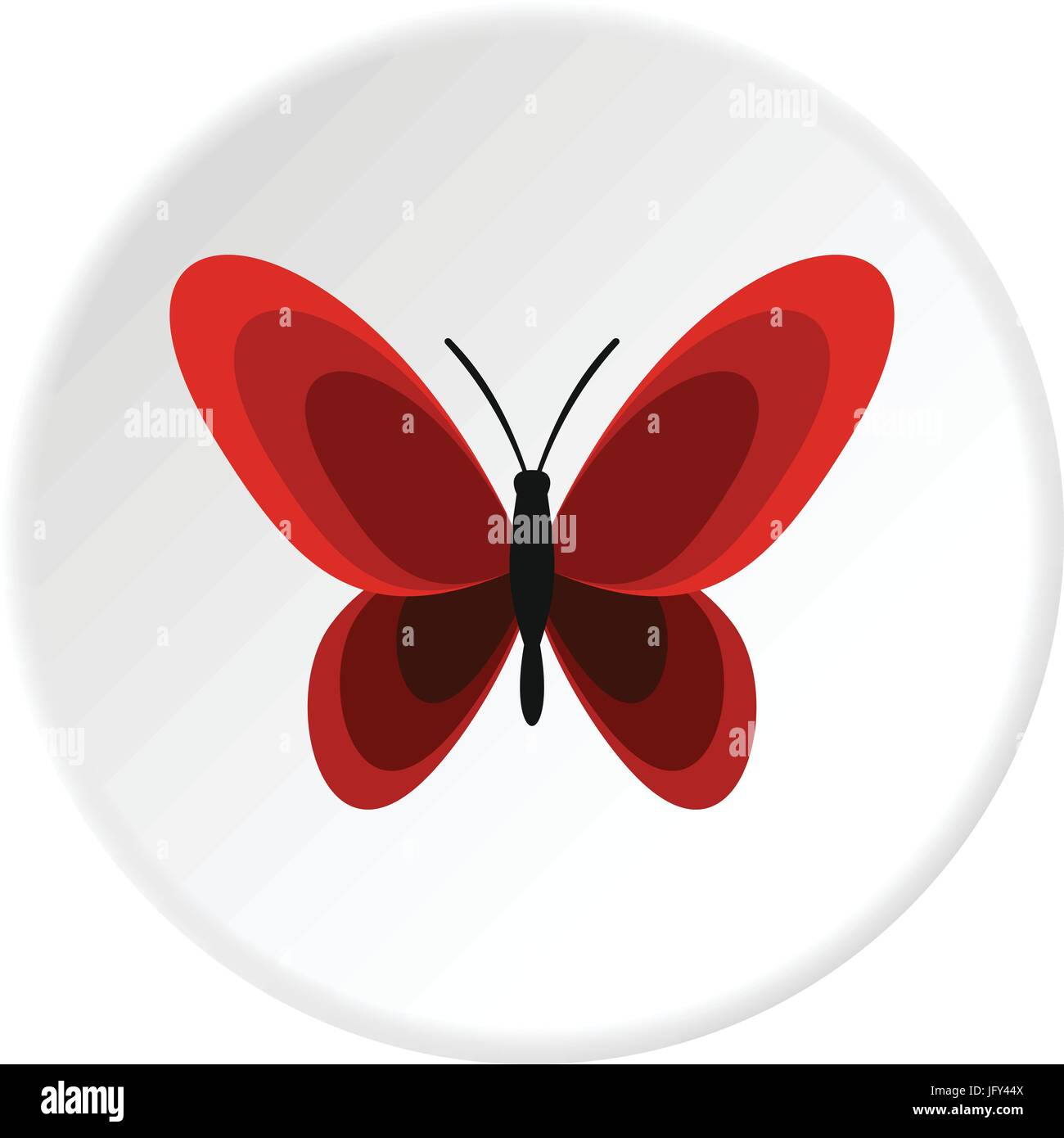 Butterfly icon circle Stock Vector Image & Art - Alamy