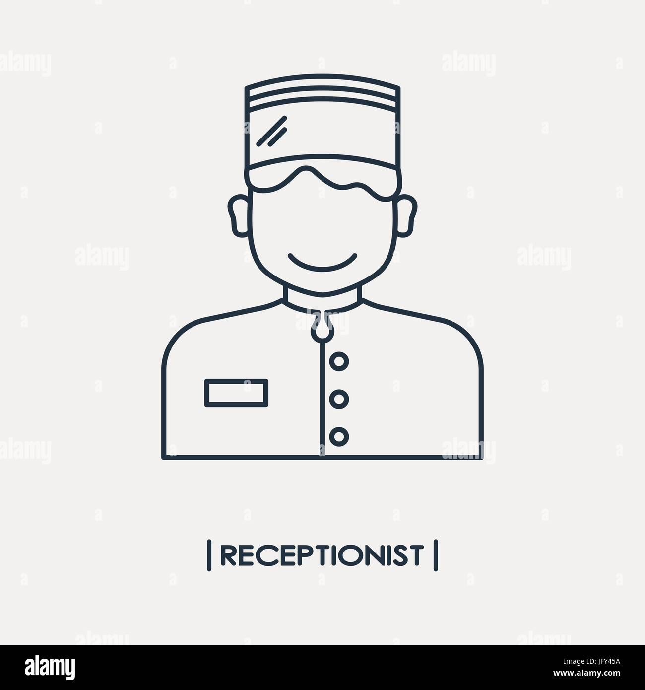 Porter outline Stock Vector Images - Alamy