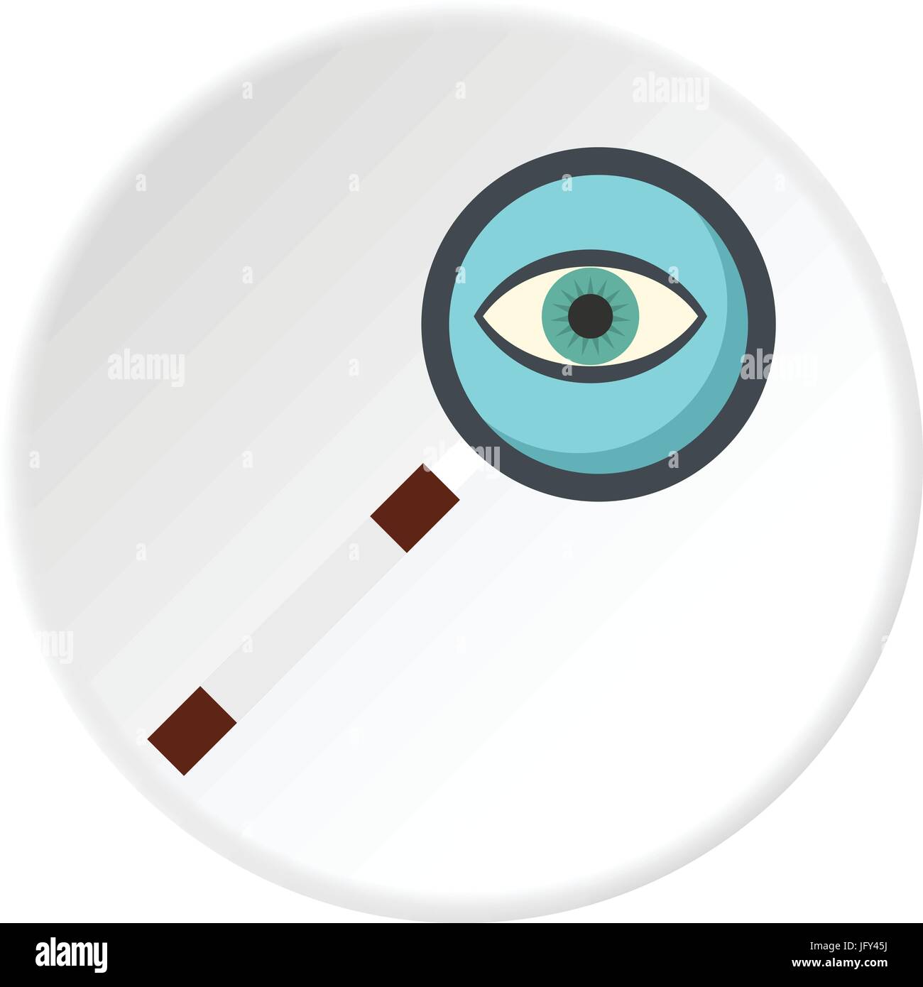 Magnifying glass icon circle Stock Vector Image & Art - Alamy
