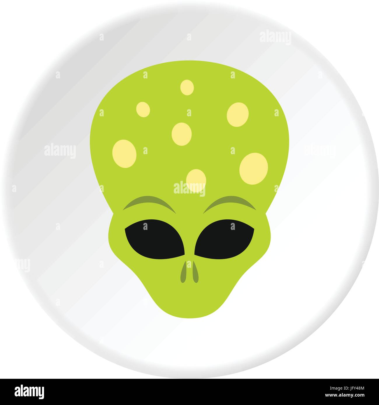 Alien icon circle Stock Vector Image & Art - Alamy
