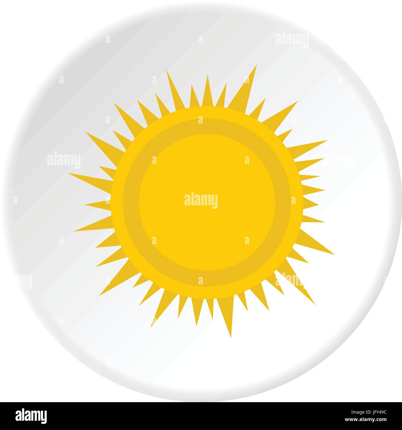 Sun icon circle Stock Vector Image & Art - Alamy