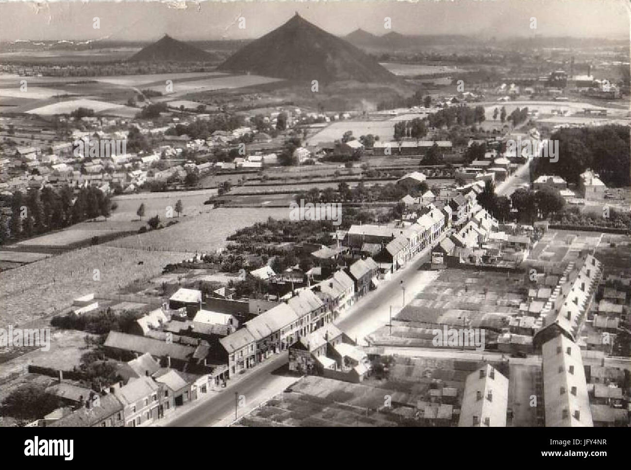 Divion - Vue aérienne Stock Photo - Alamy