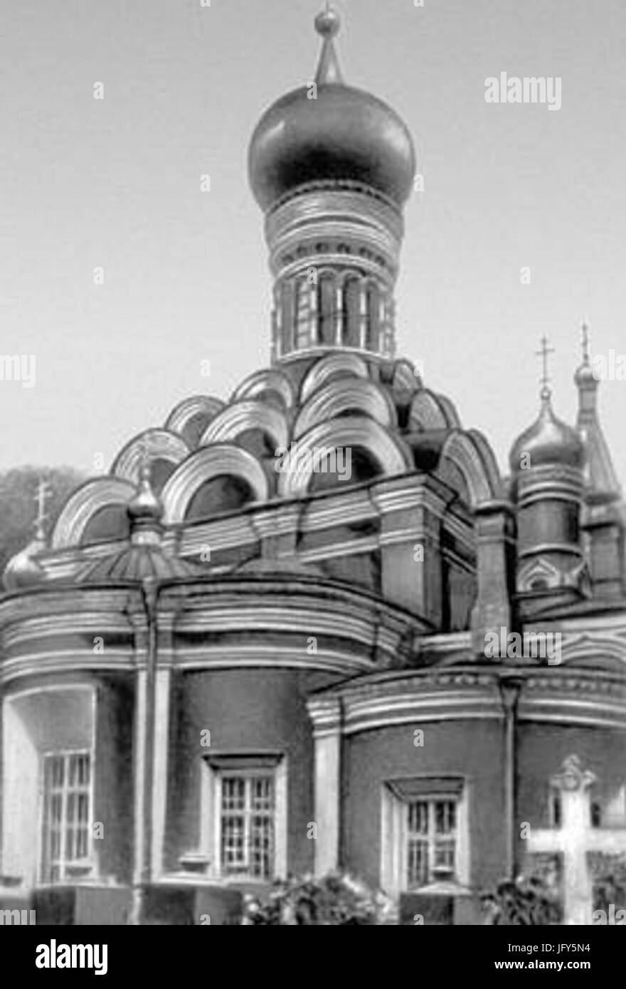 Donskoy convent 28old photo 9 Stock Photo - Alamy