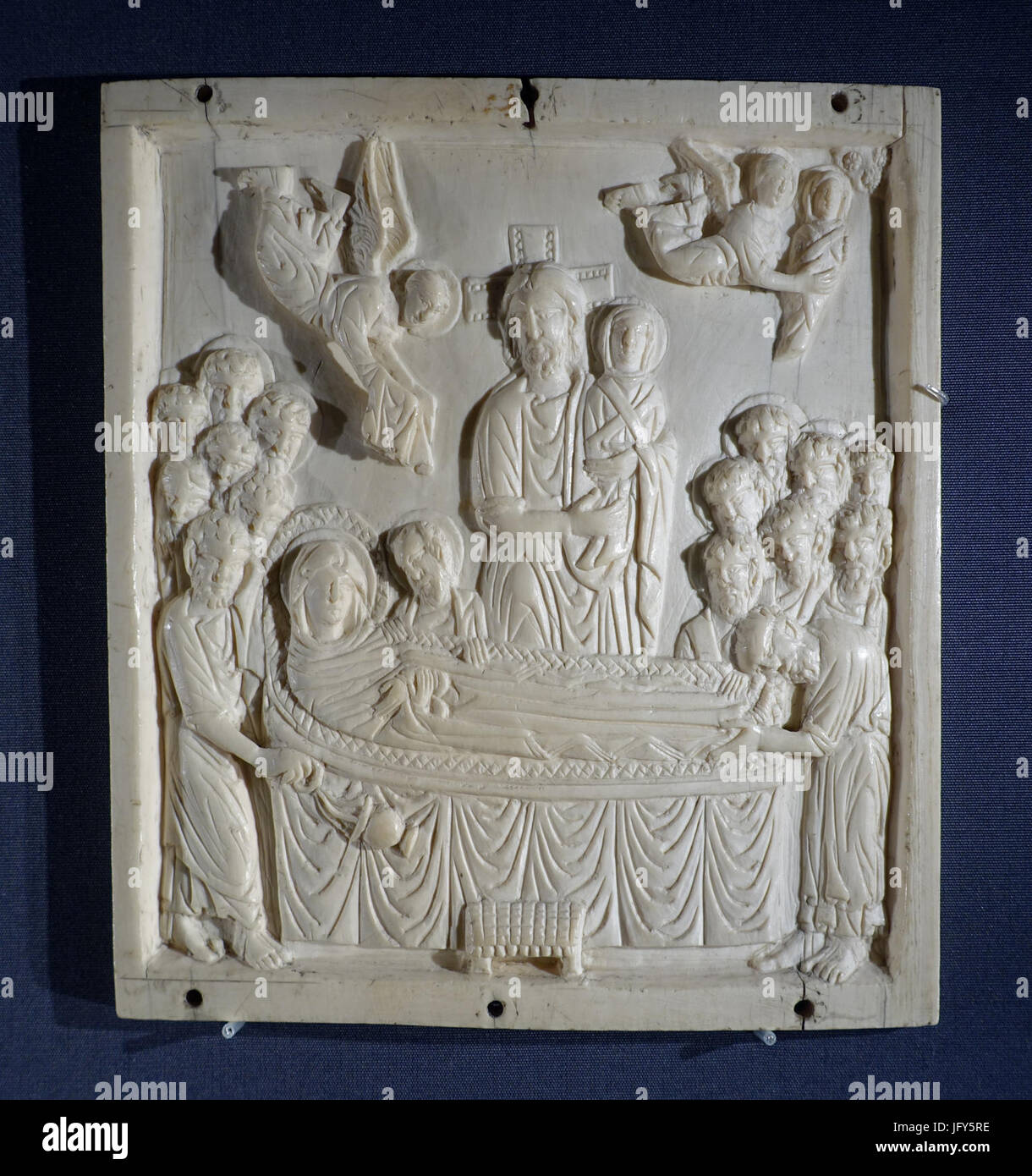 Dormition of the Virgin Mary, Byzantium, late 10th century, ivory ...