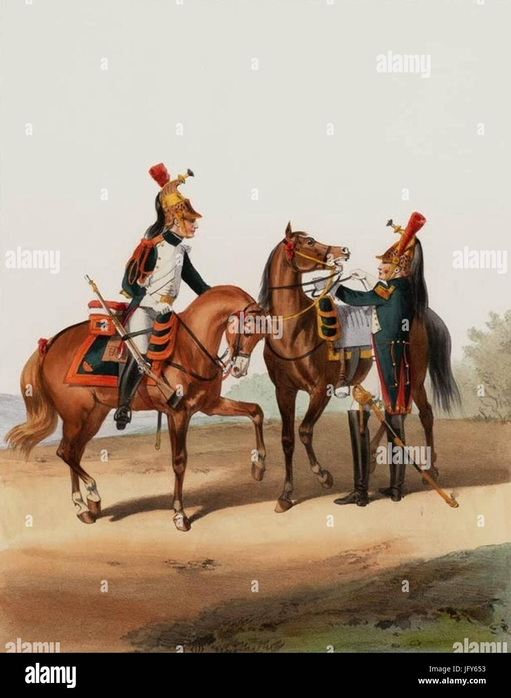 Dragons de la garde impériale hi-res stock photography and images - Alamy