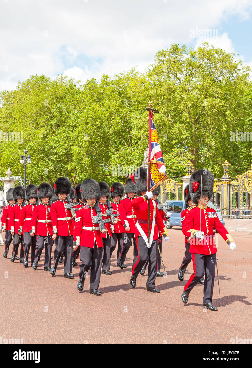 Coldstream guardsman flag hi-res stock photography and images - Alamy