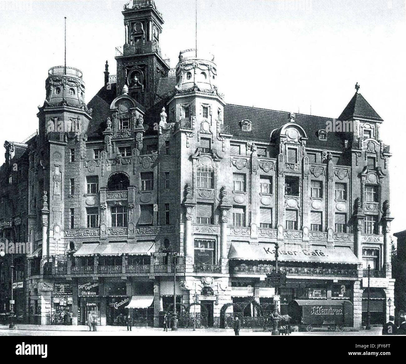 Dresden Kaisercafé 1905 Stock Photo - Alamy