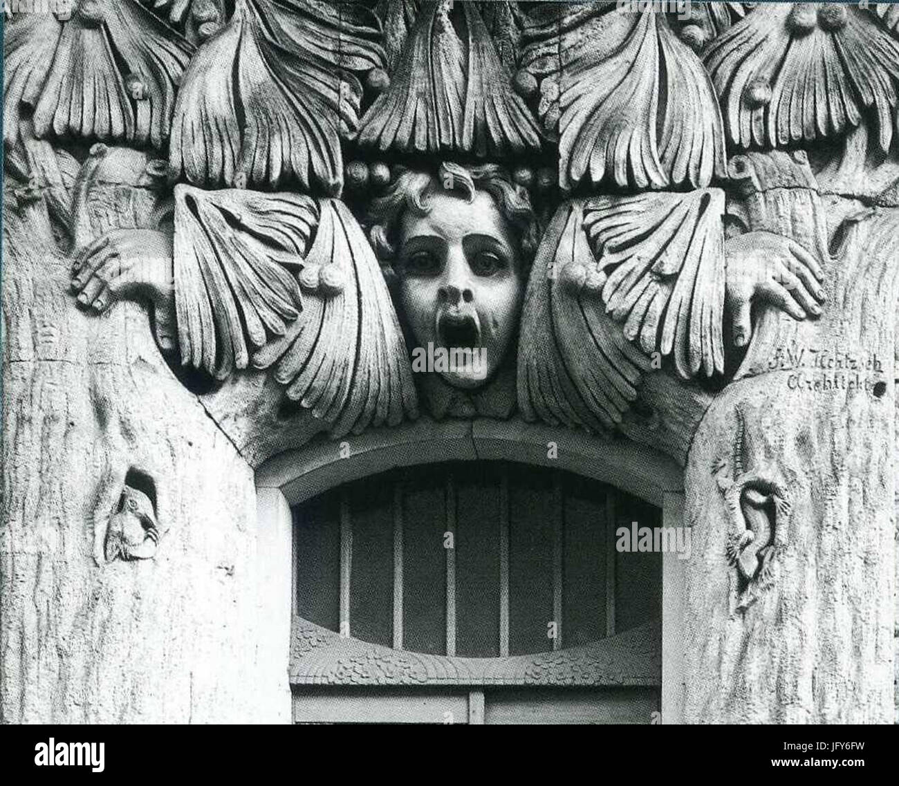 Dresden Katharinenstraße 1 Portal von Friedrich Wilhelm Hartzsch ...