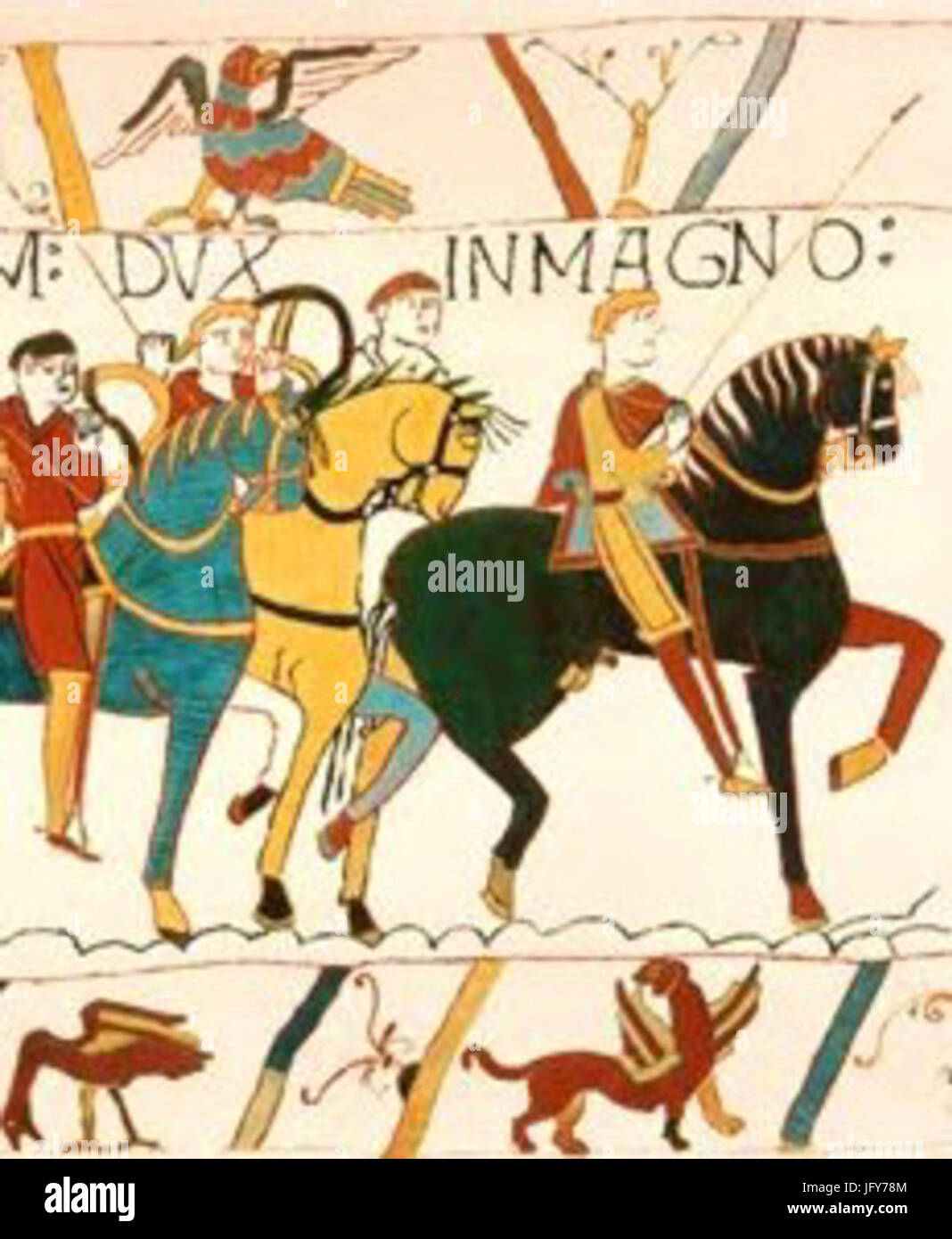 Duke William 28Tapestry detail29 Stock Photo - Alamy