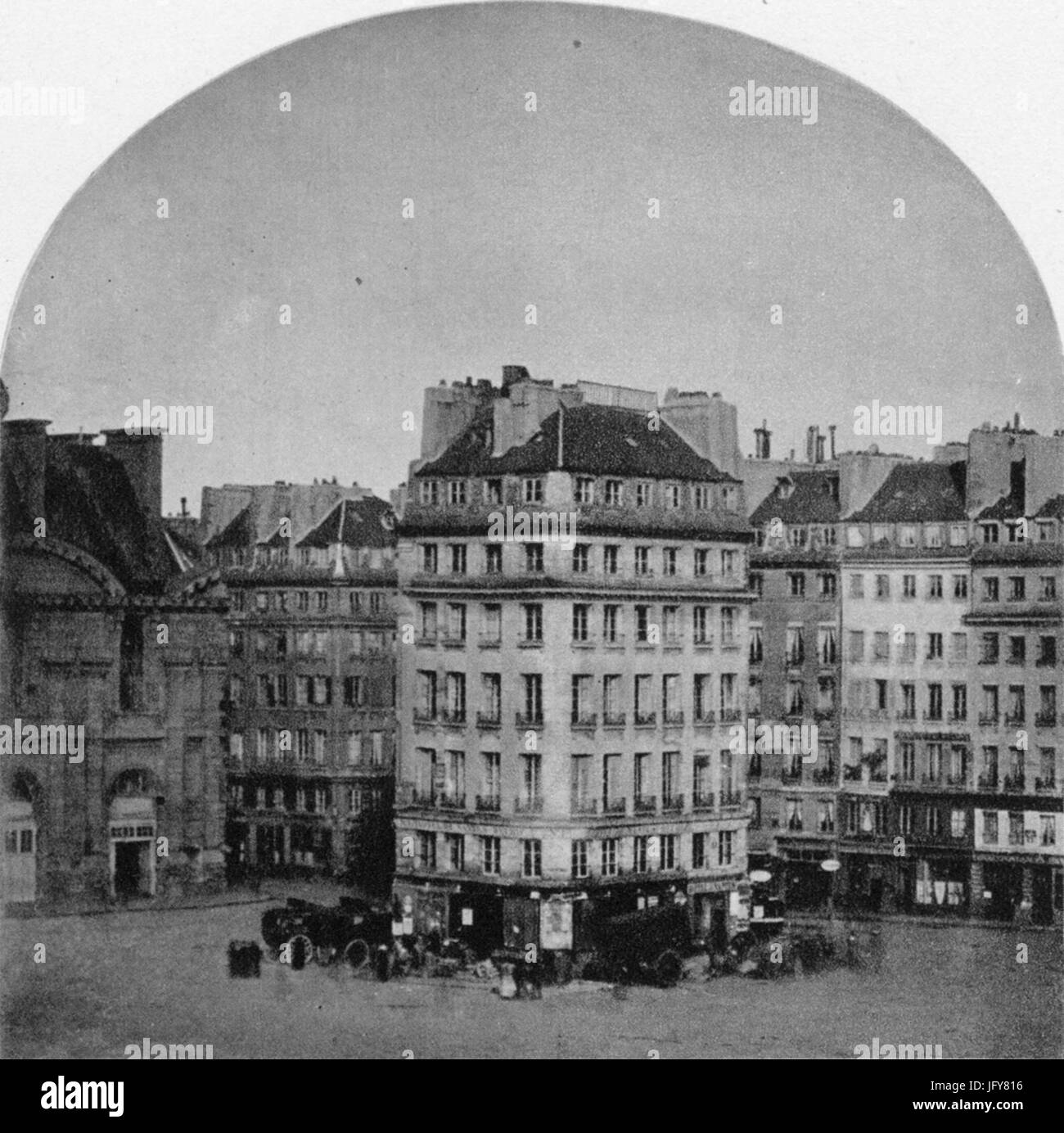 Map of paris 1850 Black and White Stock Photos & Images - Alamy