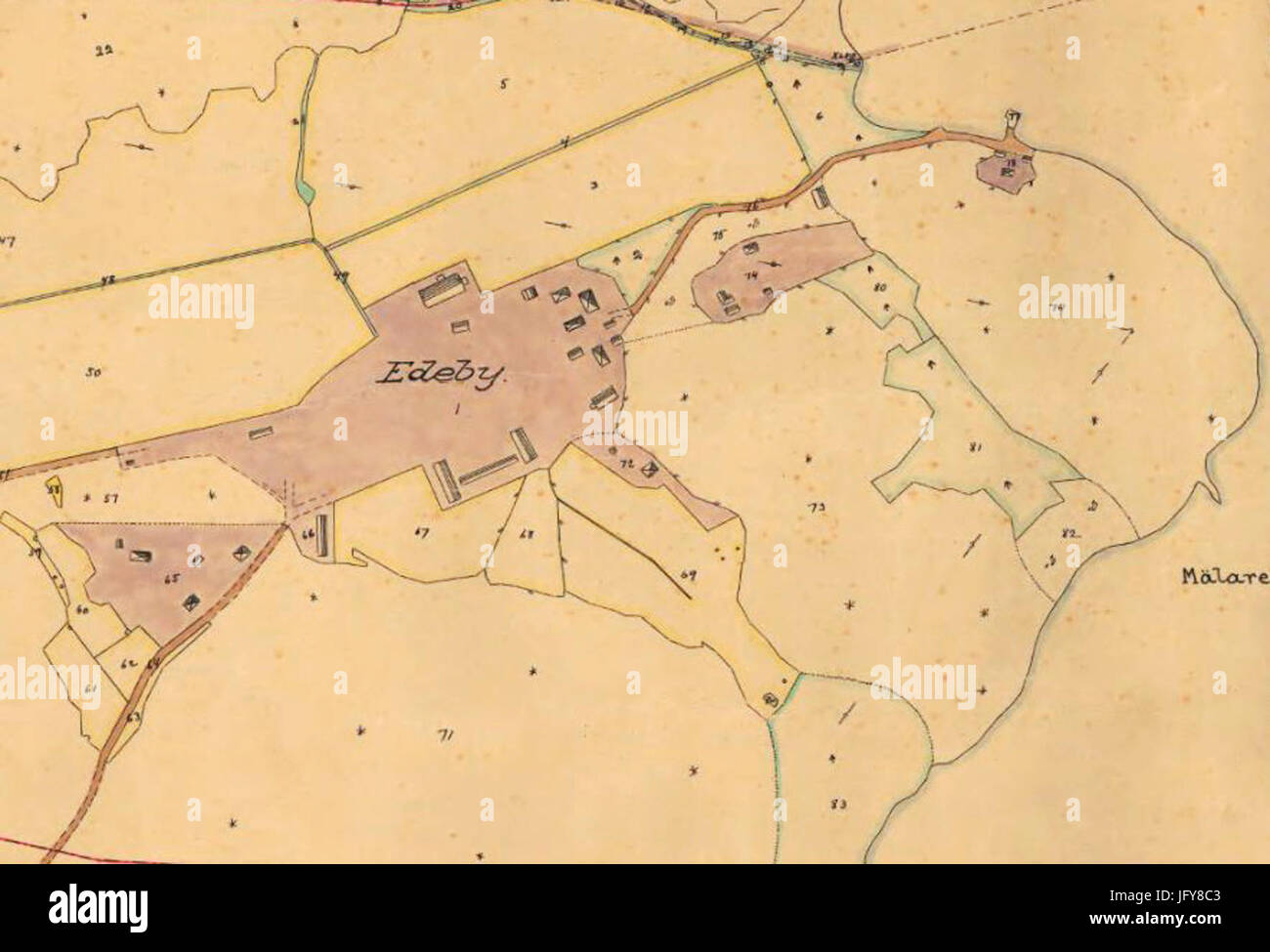 Edeby gård 1919 Stock Photo - Alamy